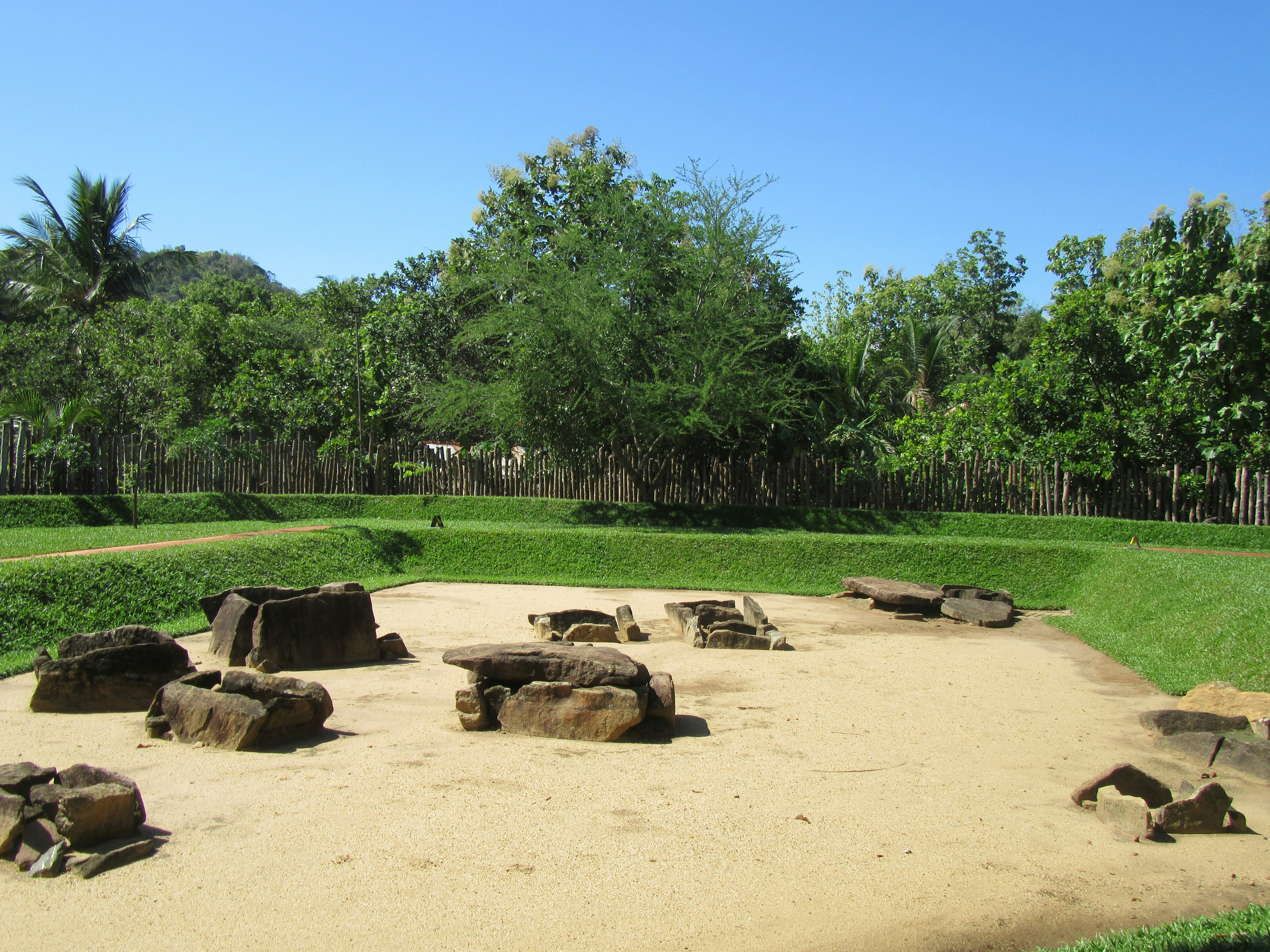 Ibbankatuwa Ancient Cemetry, Sri Lanka | rocks on sand during daytime