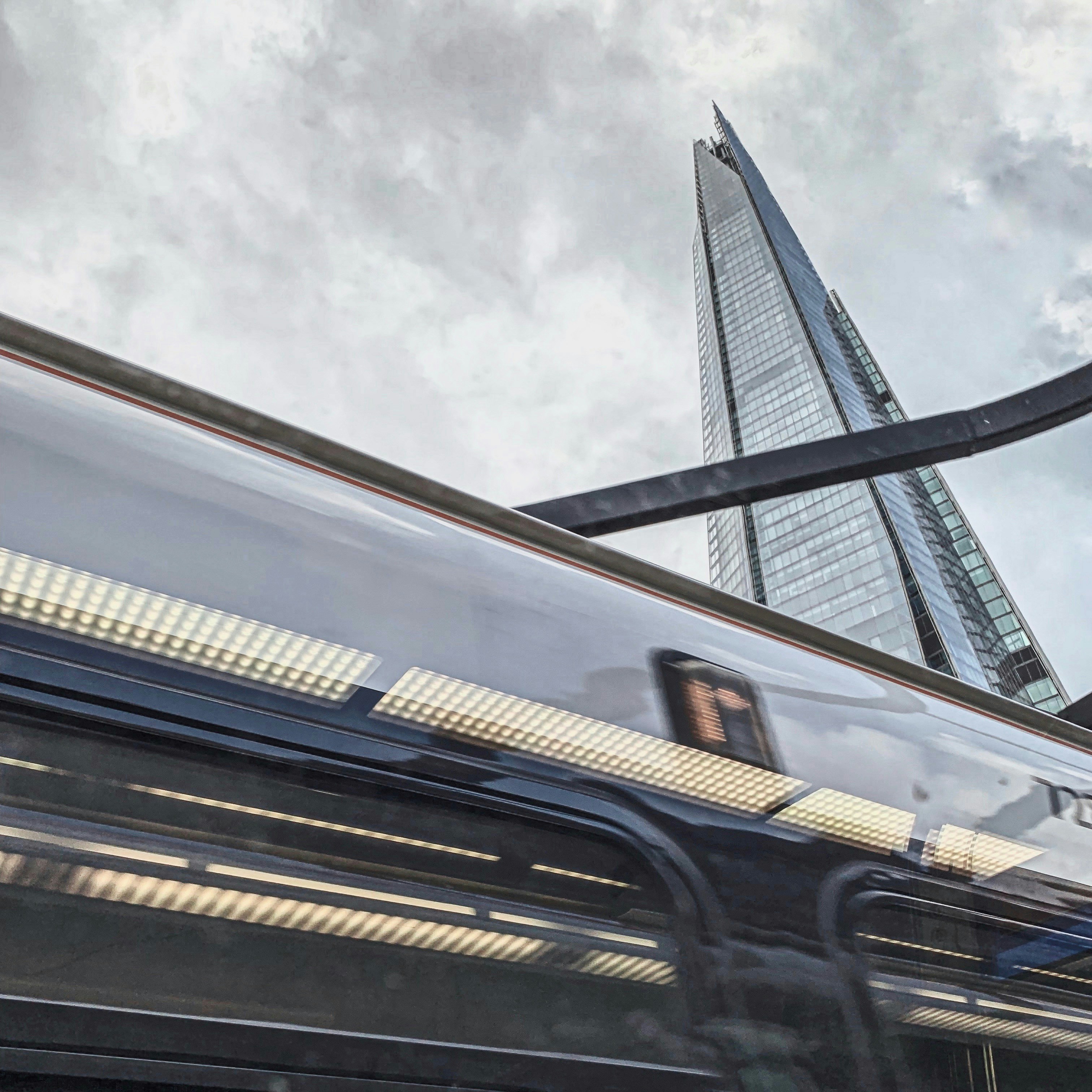 Transit Blur at the Glass Needle
