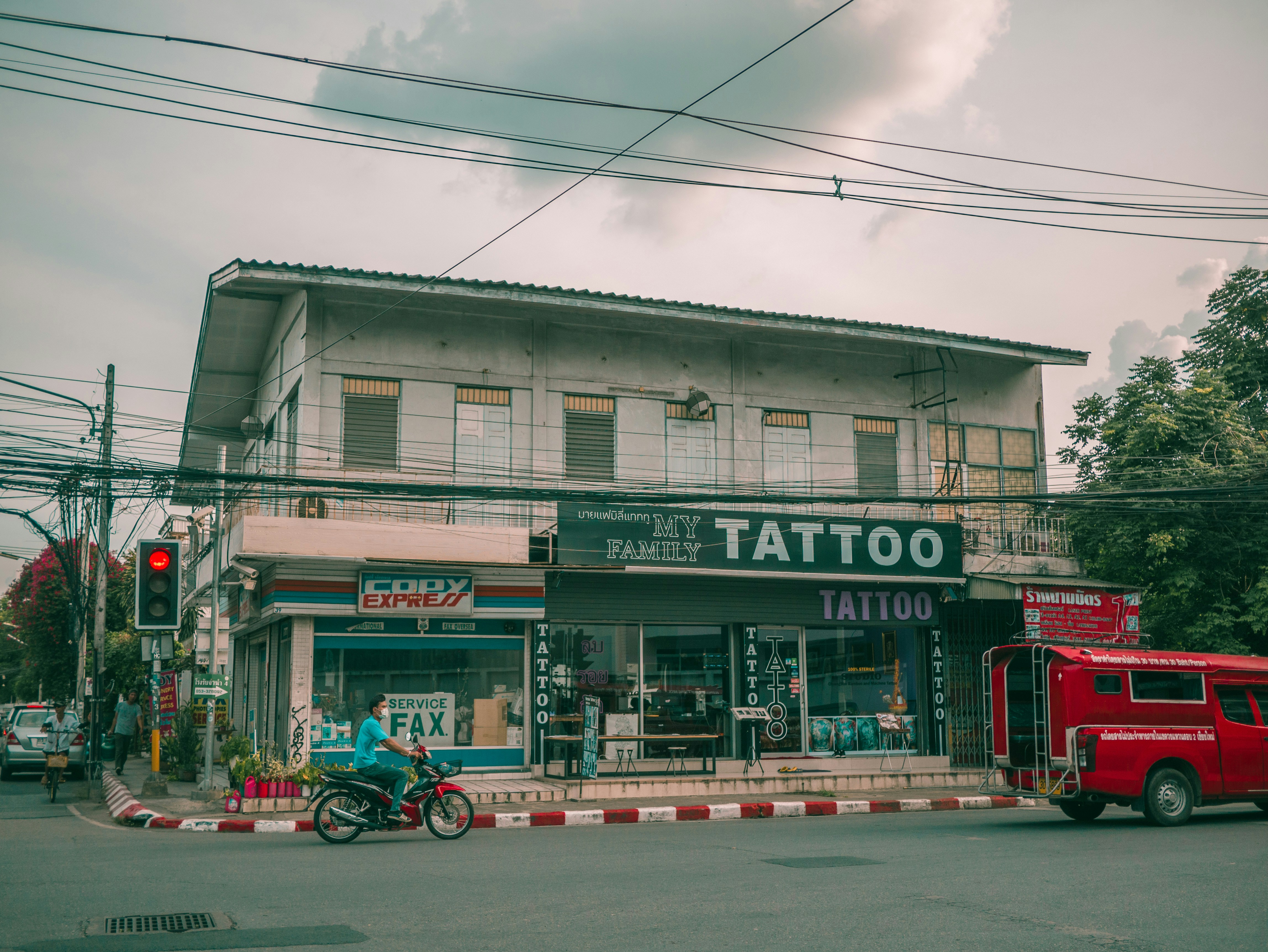 Tattoo storefront
