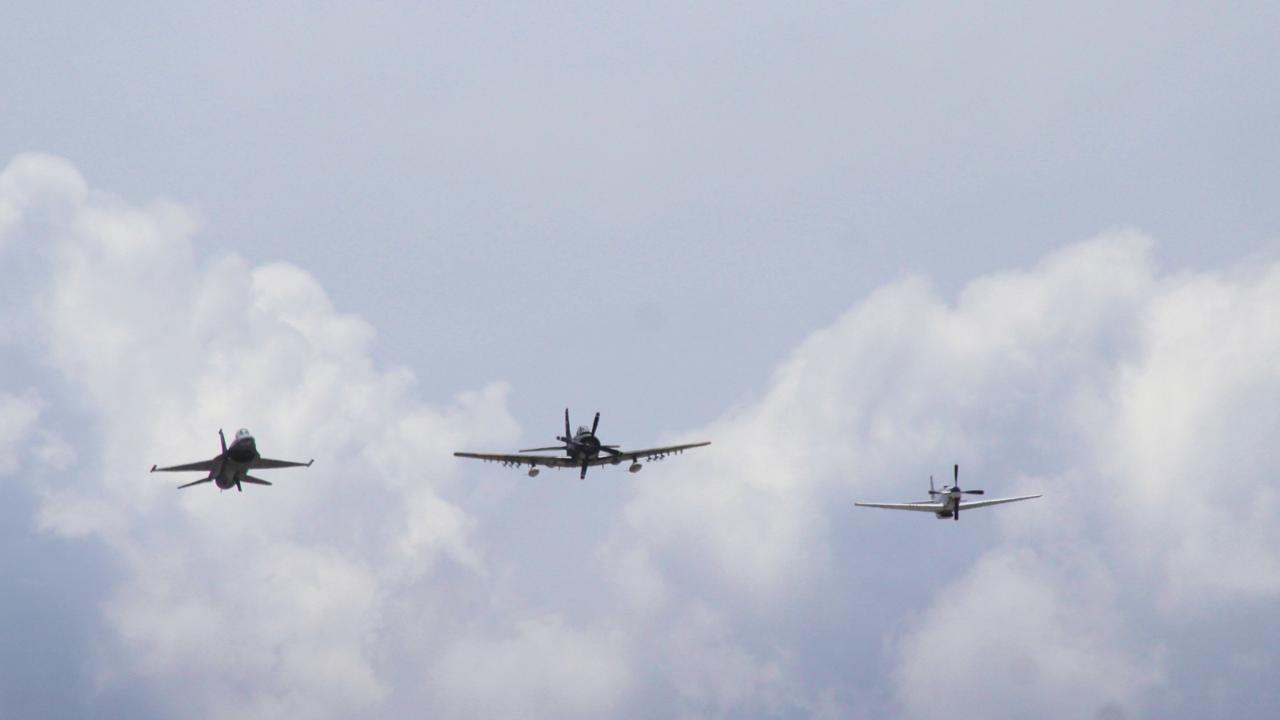 Three airplanes flying on sky photo – Free Bomber Image on Unsplash