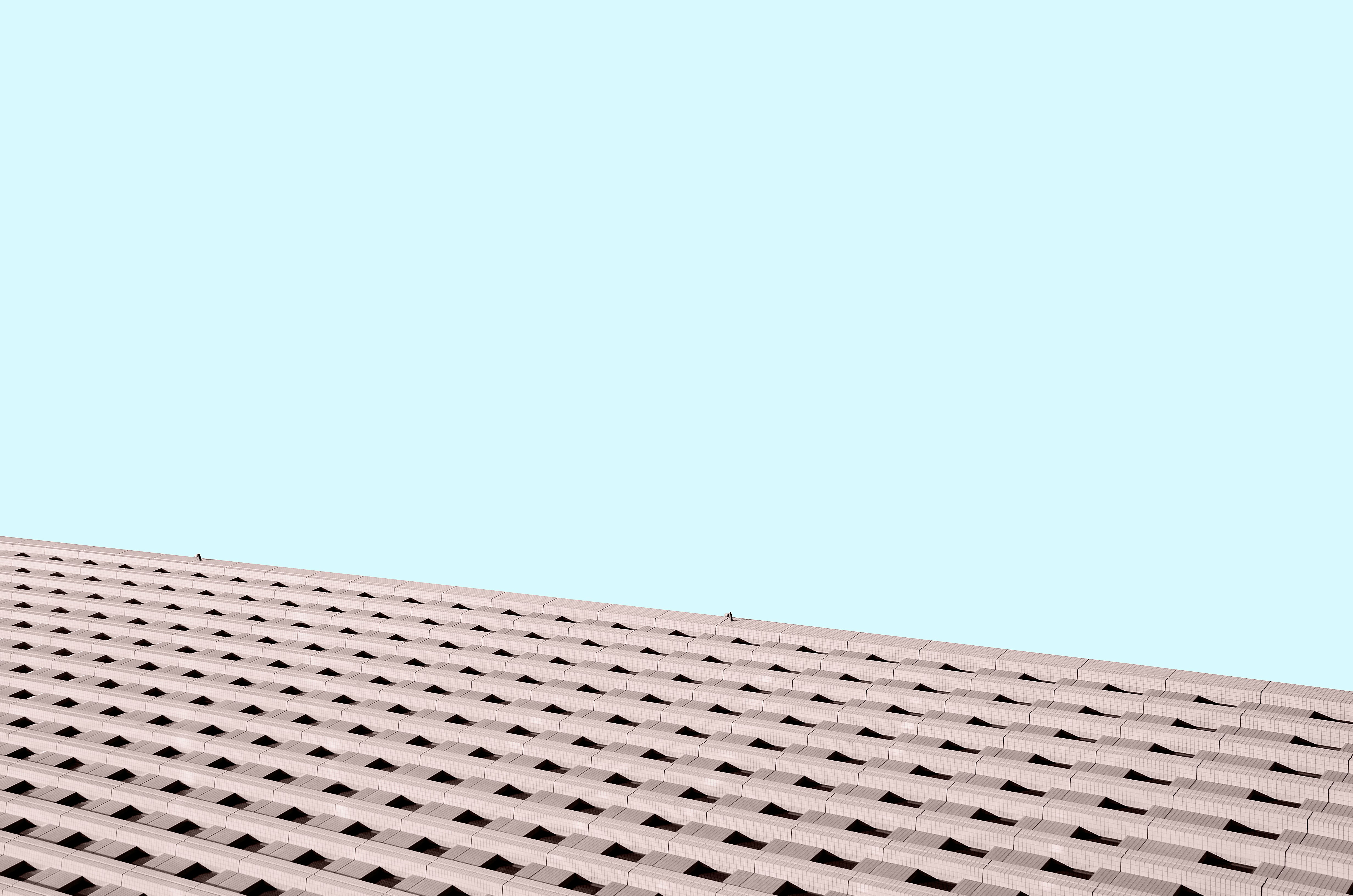 Pastel Pink Architecture in Taipei