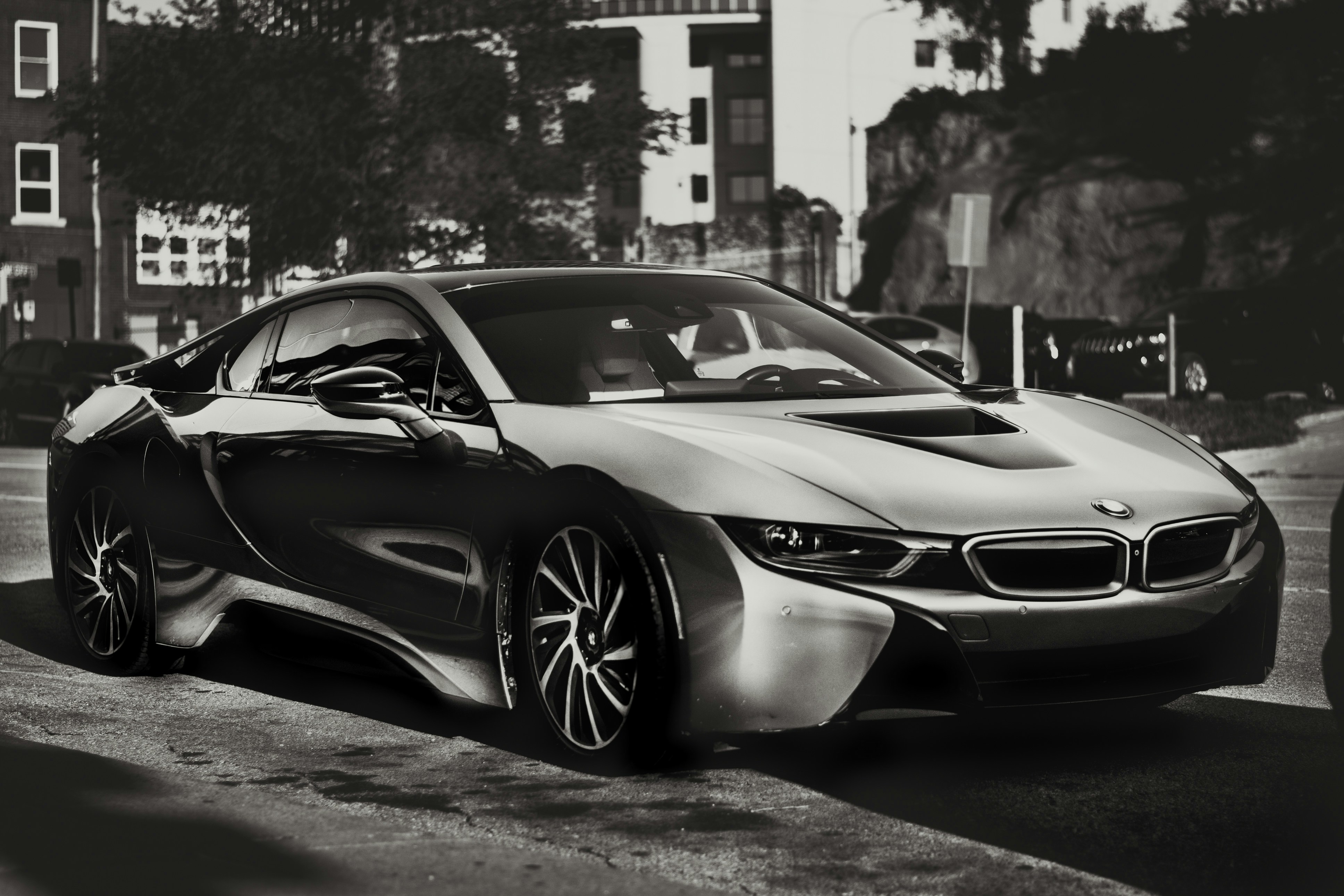 Grayscale photography of BMW coupe photo – Free Car Image on Unsplash