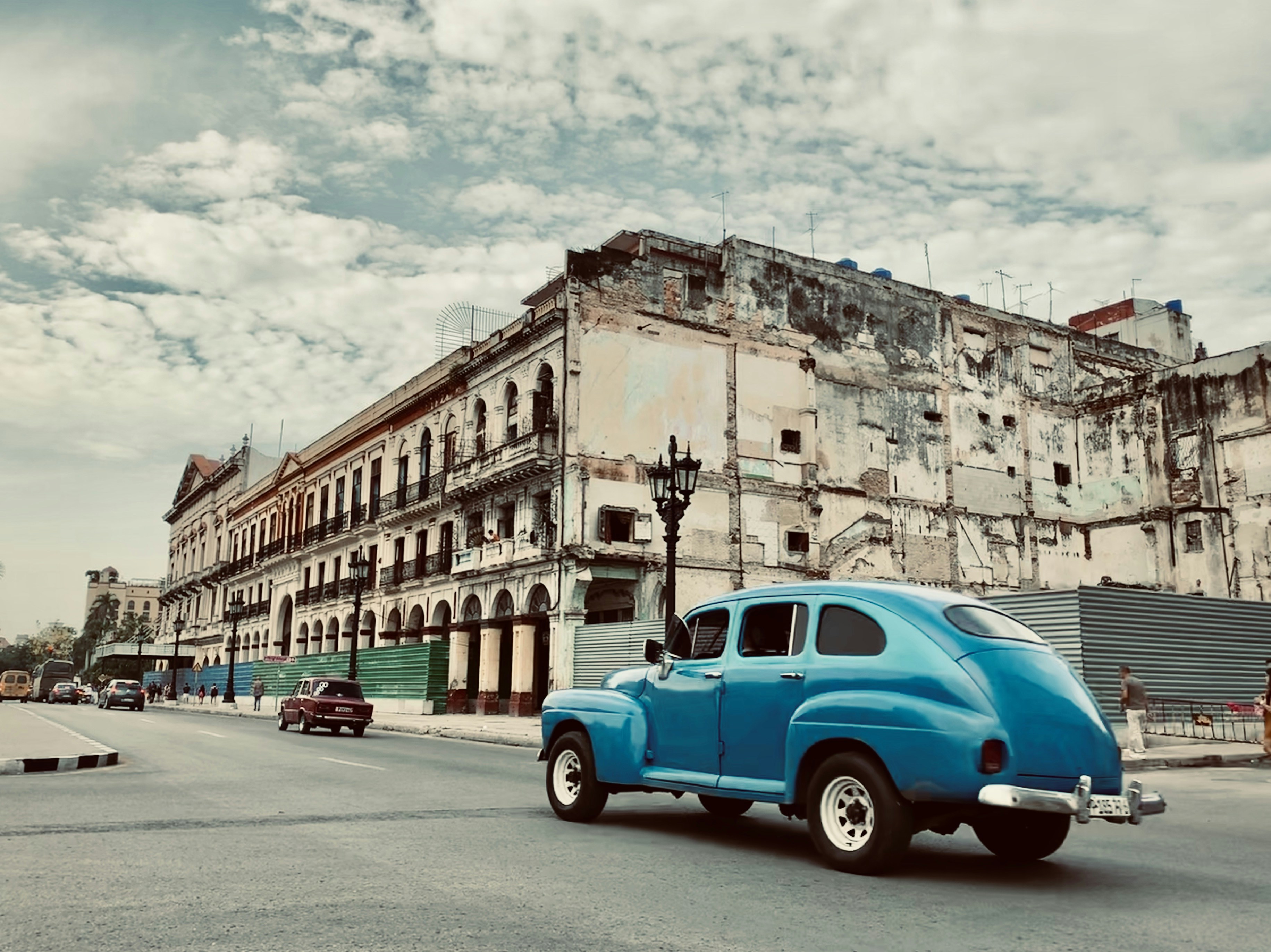 Azure Classic on a Crumbling Caribbean Boulevard