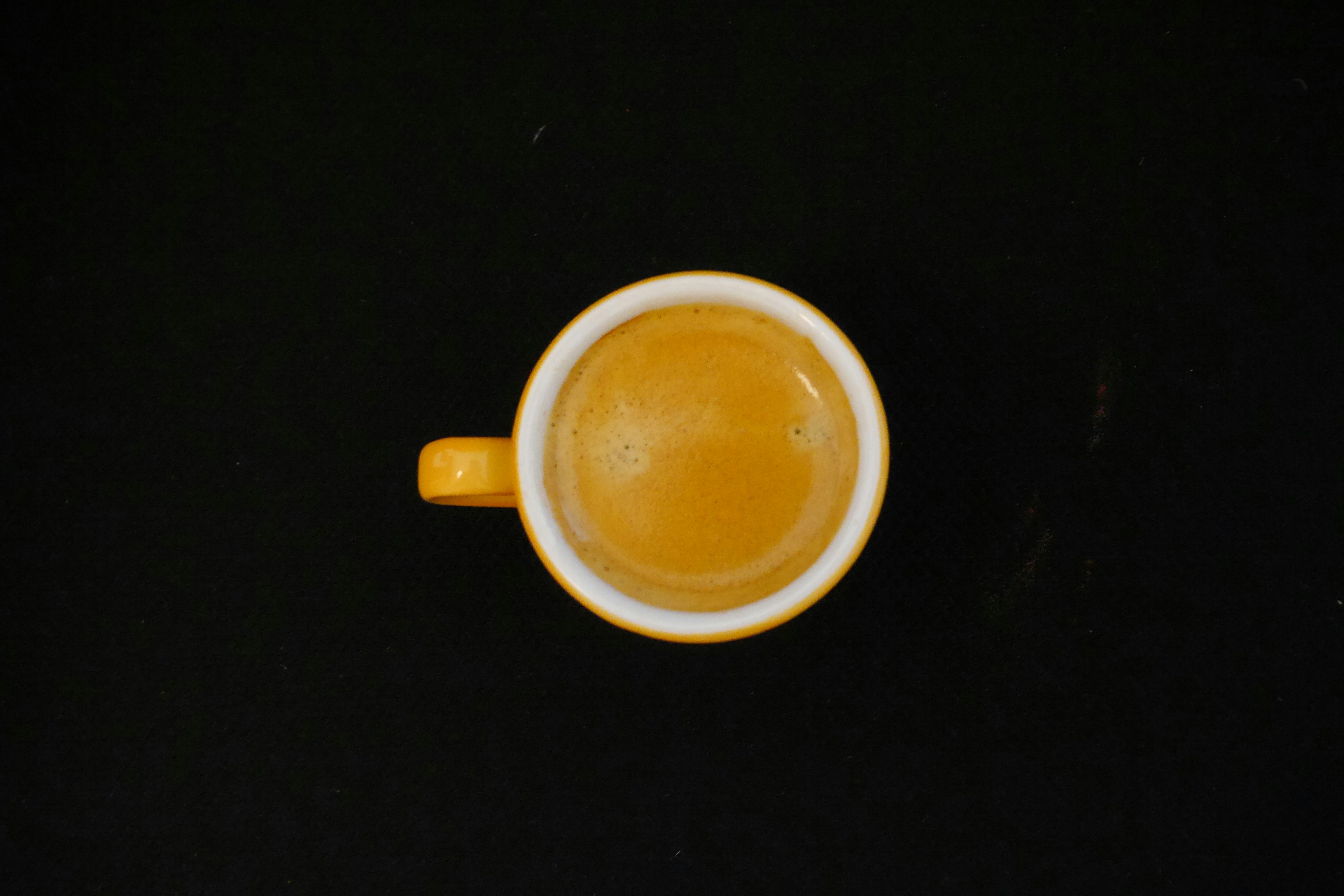 Yellow mug with beverage photo – Free Brown Image on Unsplash