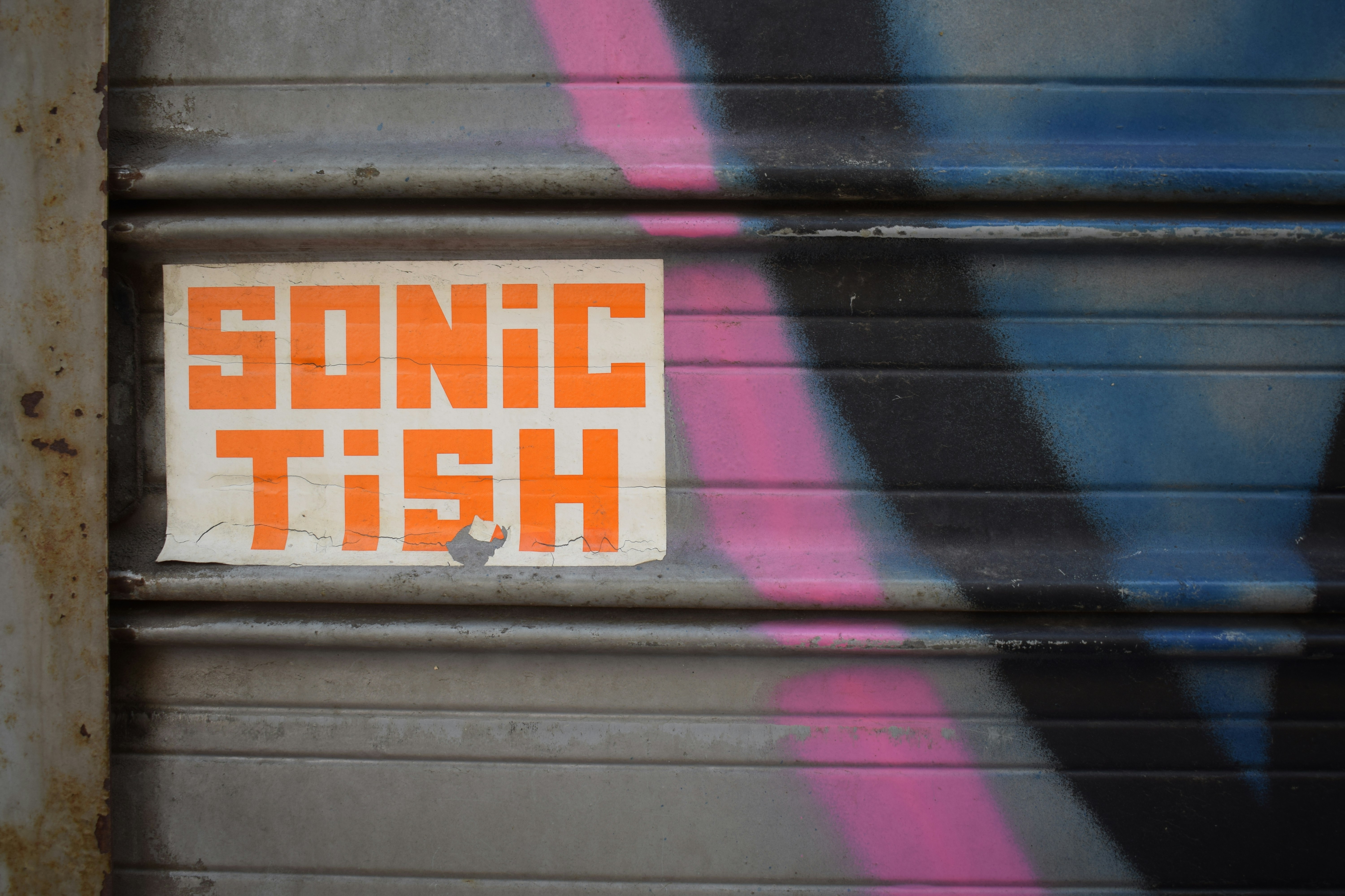 Sonic tish text photo – Free Text Image on Unsplash