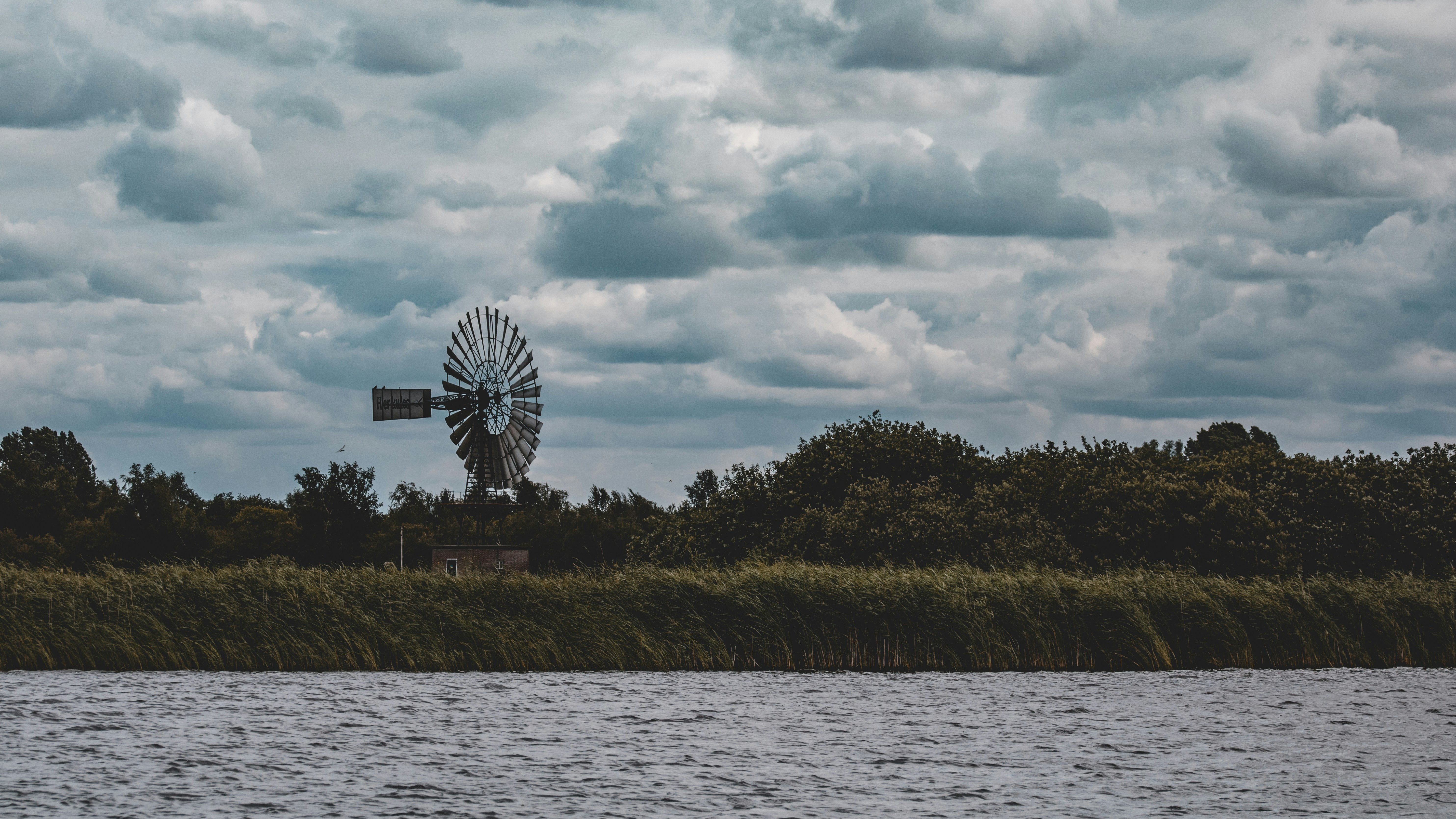 windmill in Friesland, Netherland