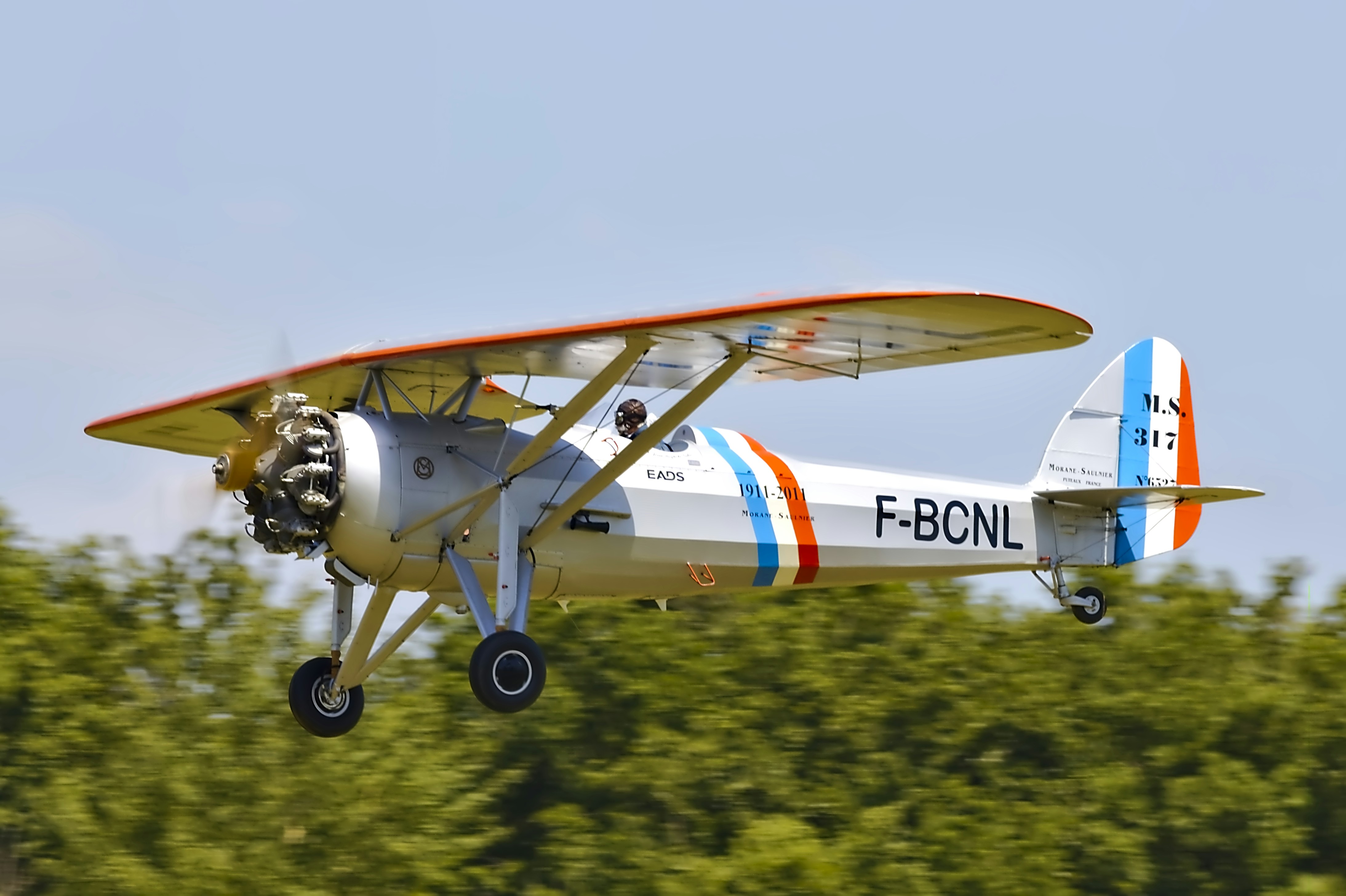 White, orange, and blue plane photo – Free Aérodrome jean-baptiste ...