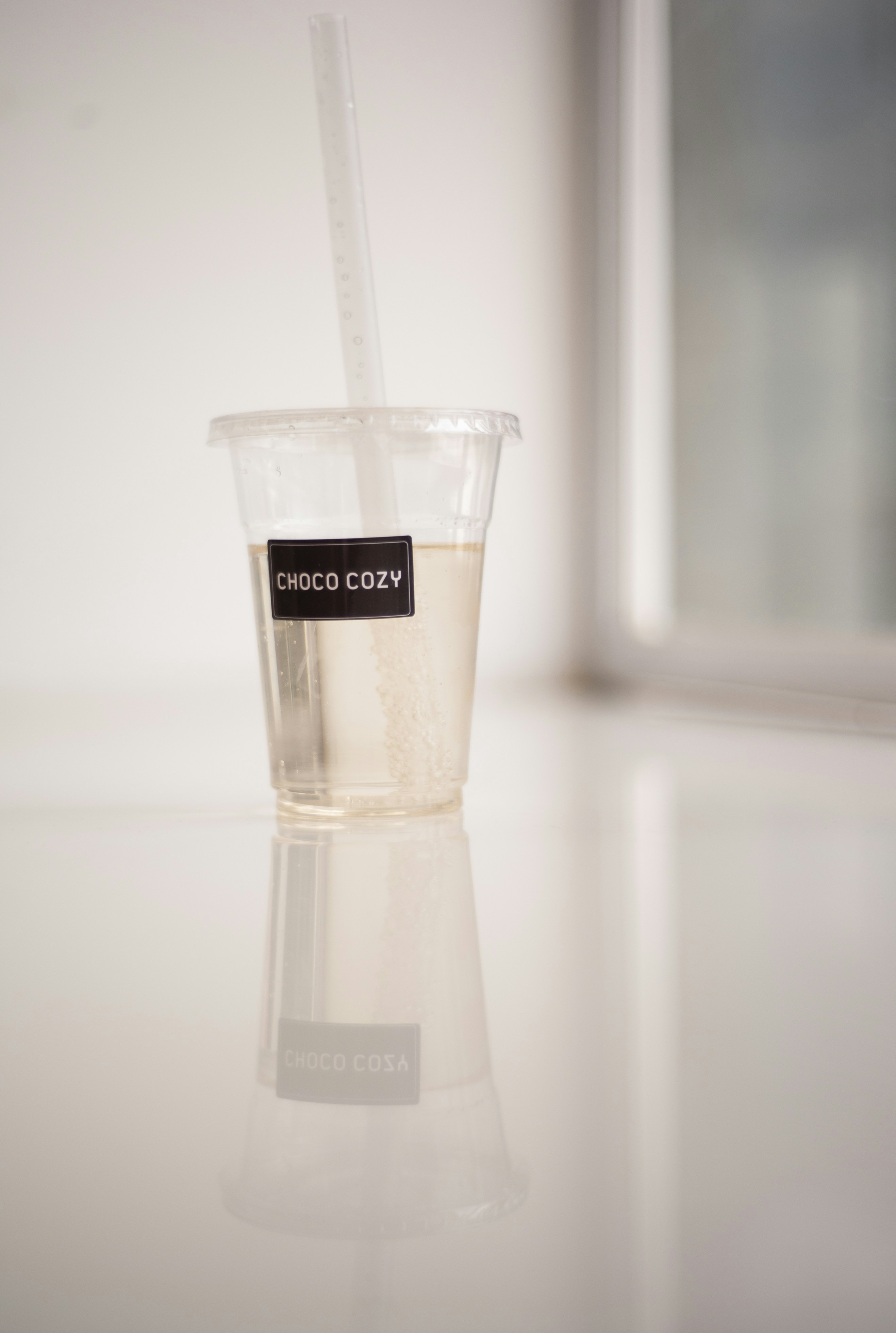Choco Cozy on a Quiet Mirror: A Minimal Drink Portrait