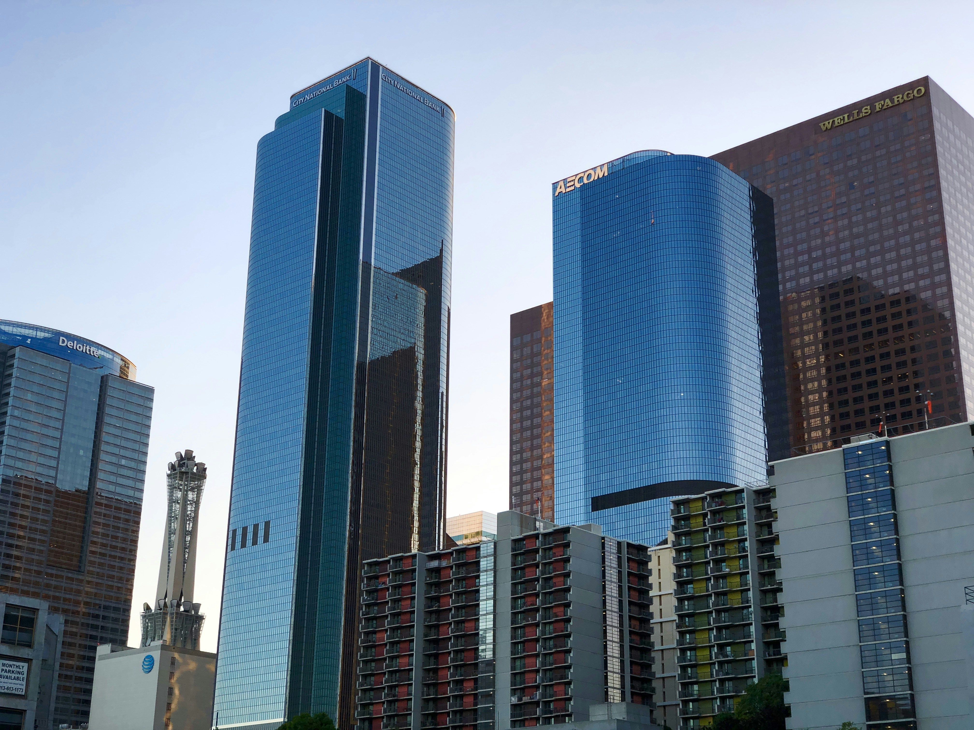 Blue and brown buildings photo – Free Downtown los angeles Image on ...