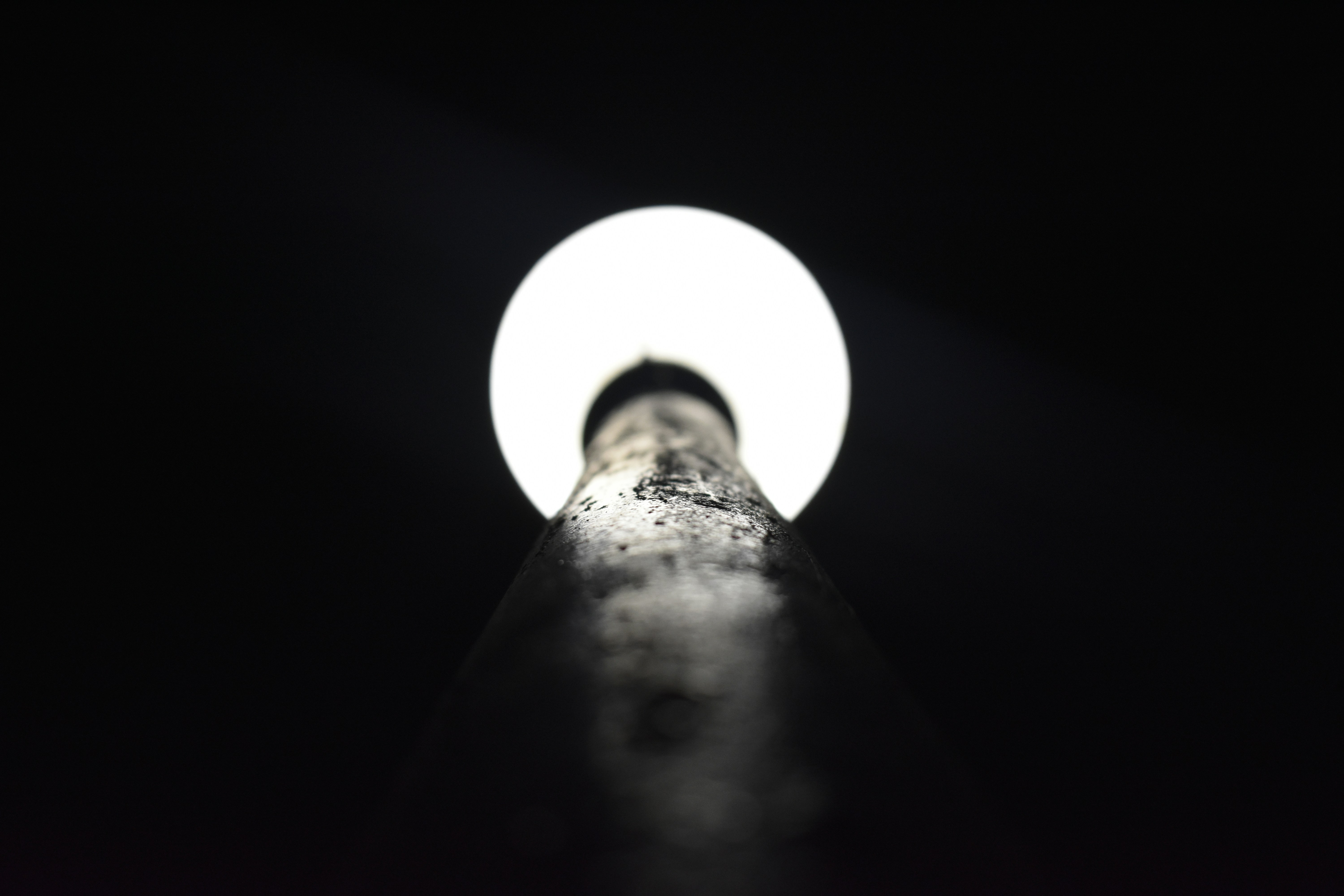 Halo Above the Pole: A Low-Angle Night Lamp