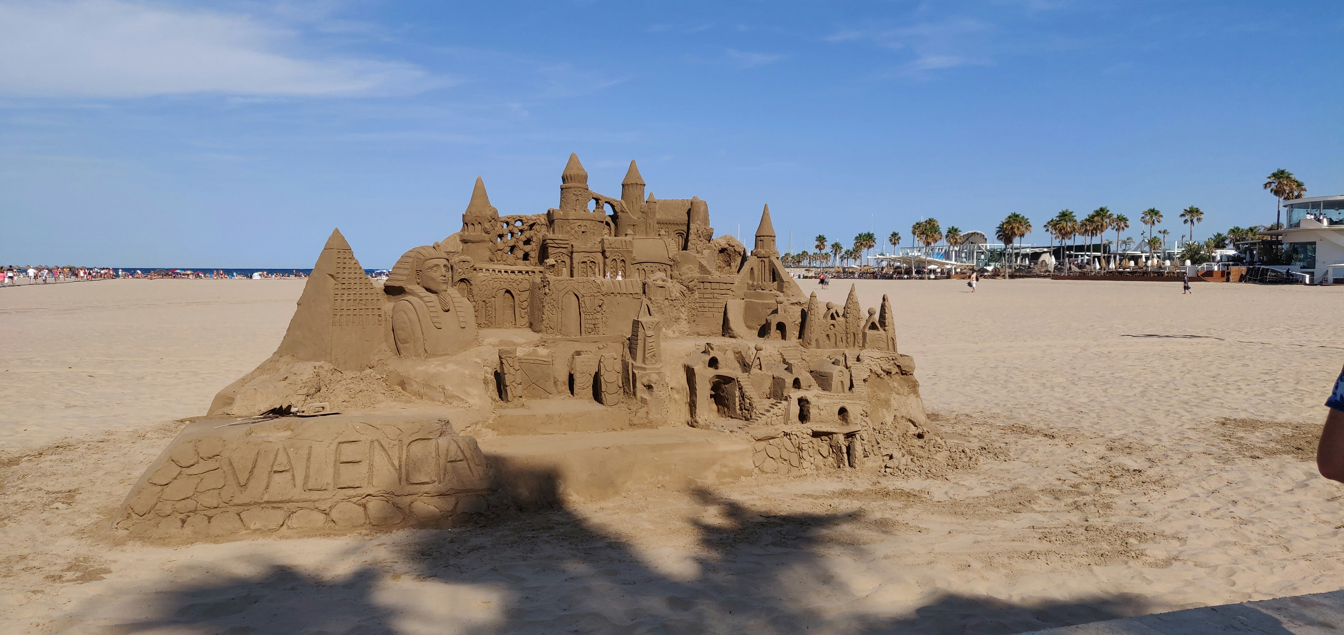 Sand castle in Spain