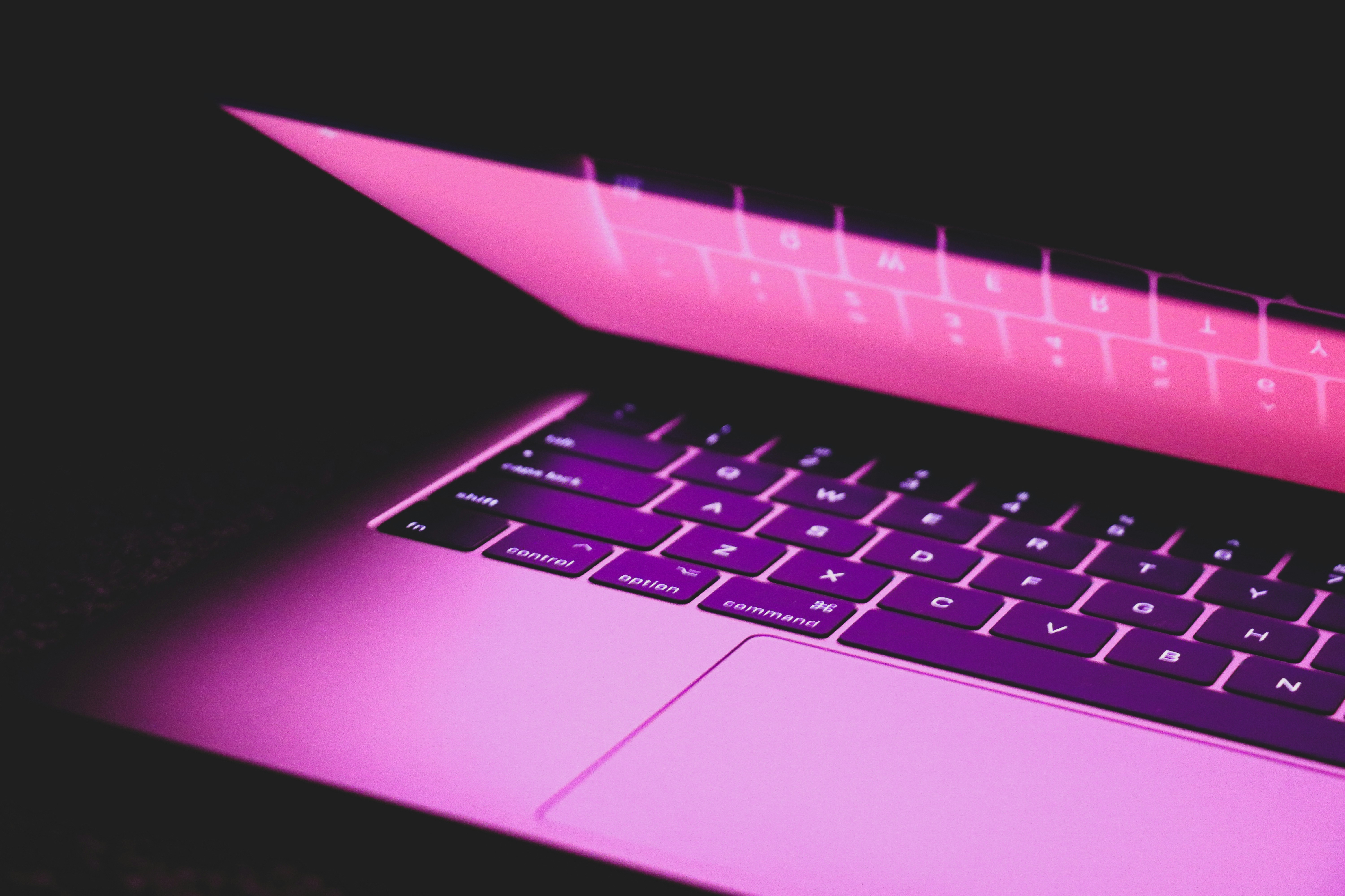 Black and gray laptop computer photo – Free Purple Image on Unsplash