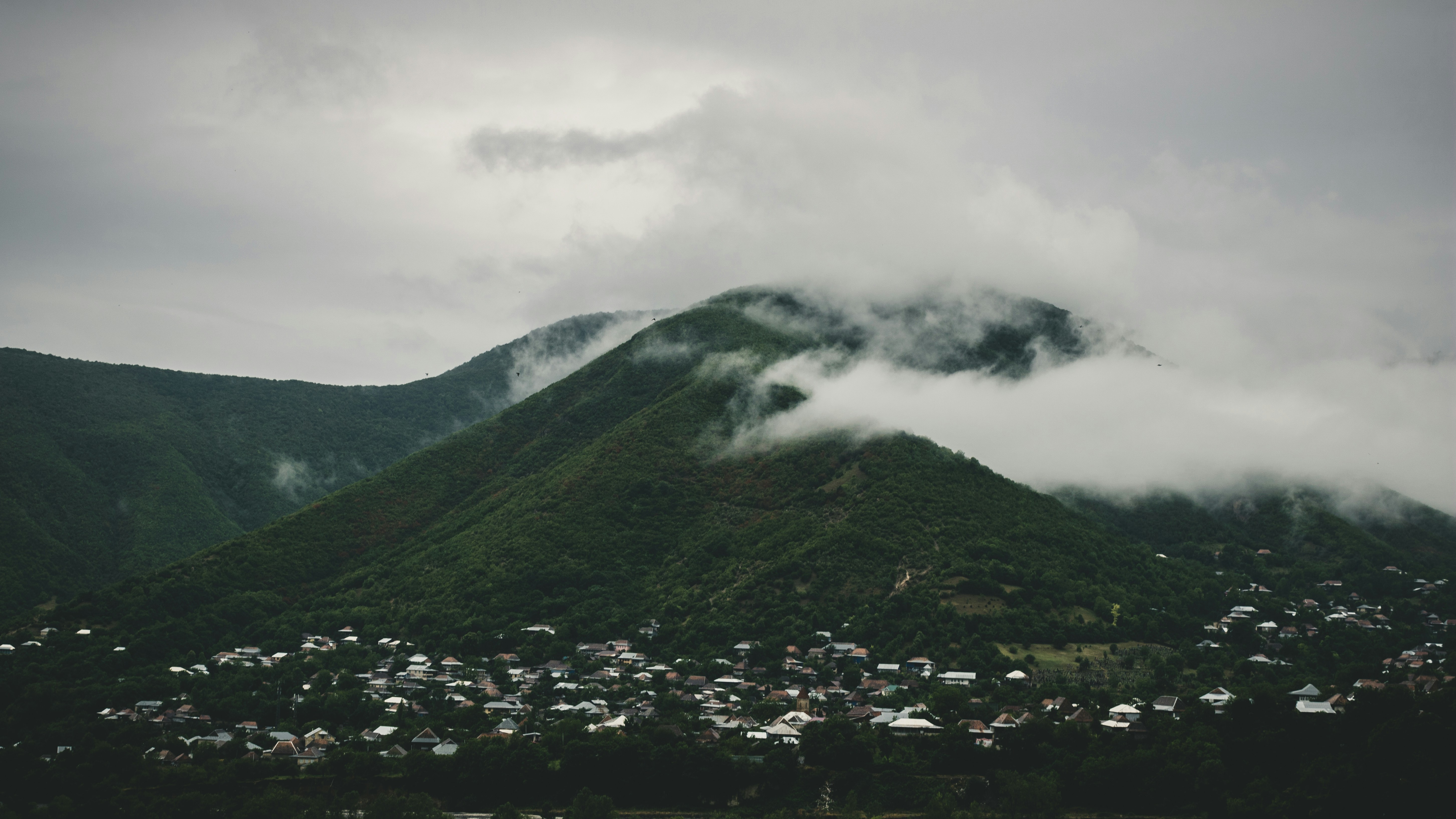 Whispers of Mist Over Verdant Peaks