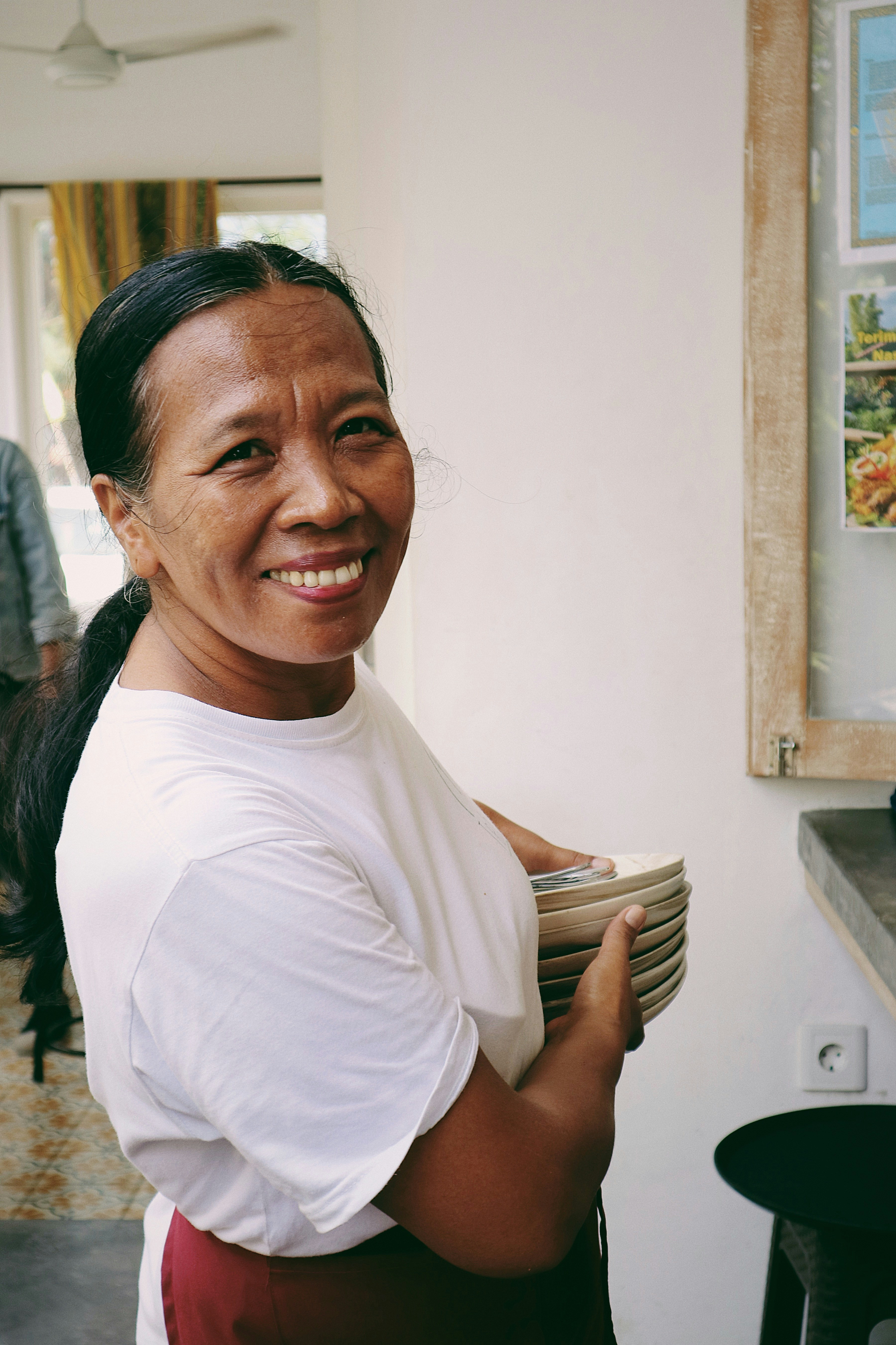 Women holding plates close-up photography photo – Free Human Image on ...