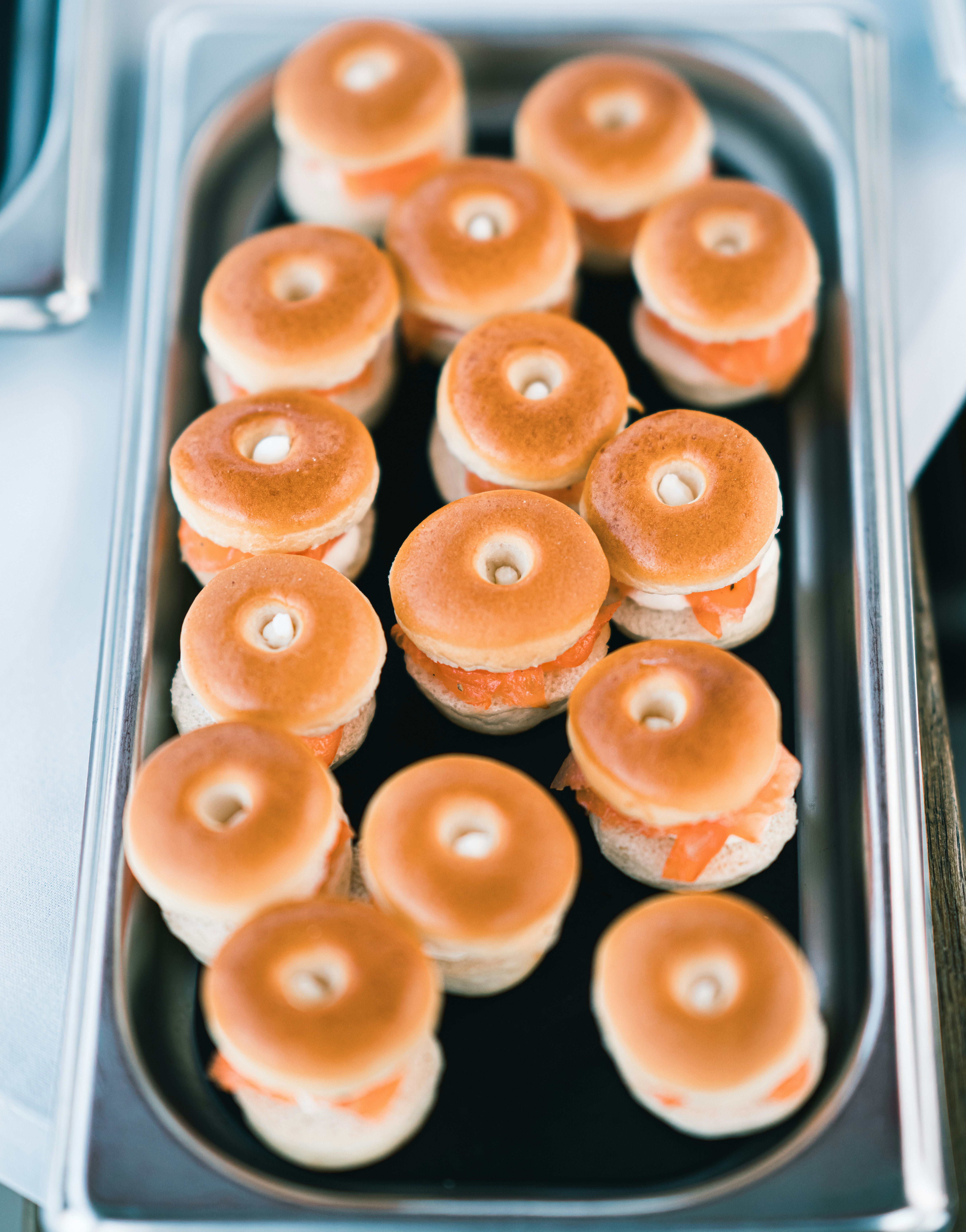 Mini Salmon-Calzone Bites: A Tray Full of Bite-Sized Savory Stacks