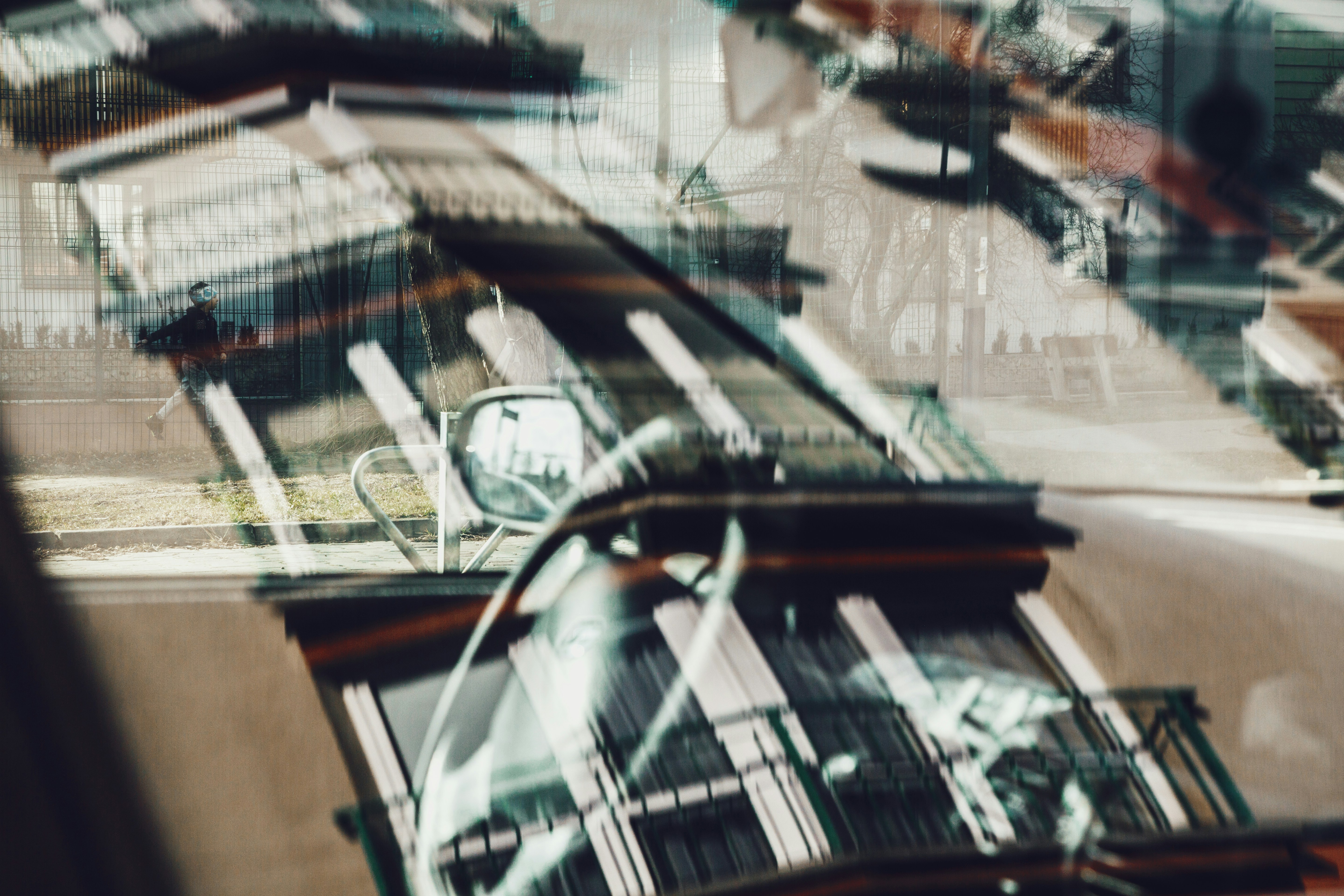 A reflection of a building in a car window photo – Free Krakow Image on ...