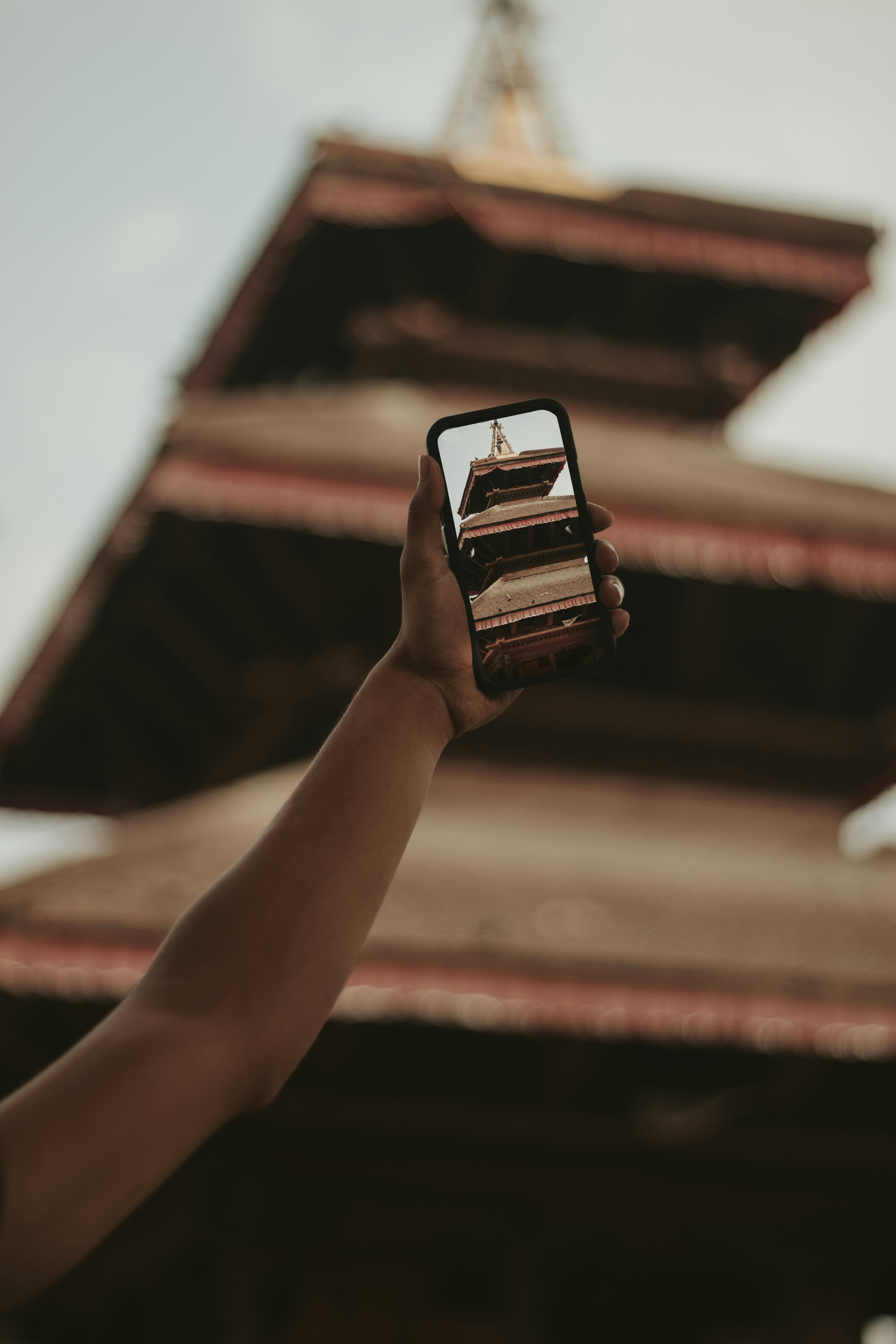 Reflected Tower: A Handheld Frame Within a Frame