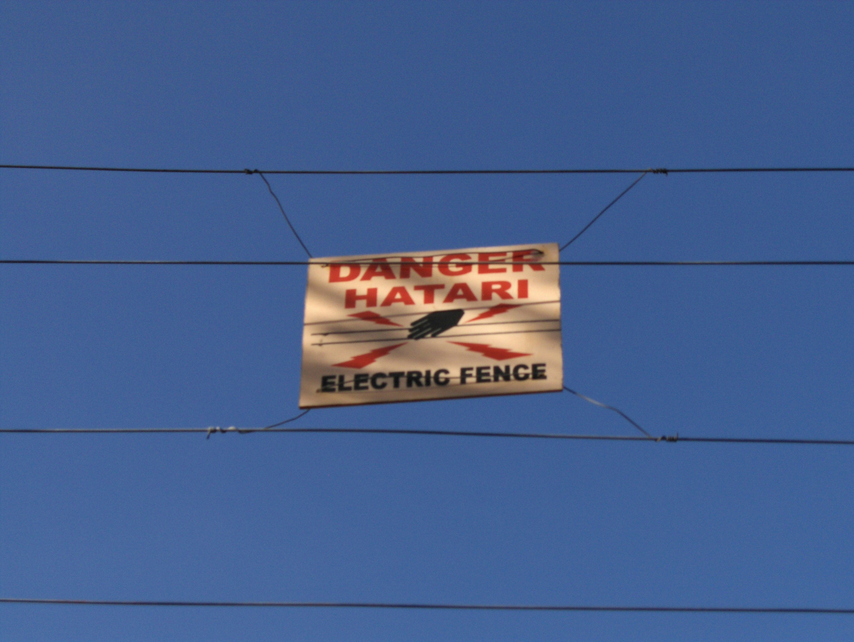 Foto zum Thema Danger Hatari Vorstand – Kostenloses Bild zu Kabel auf ...