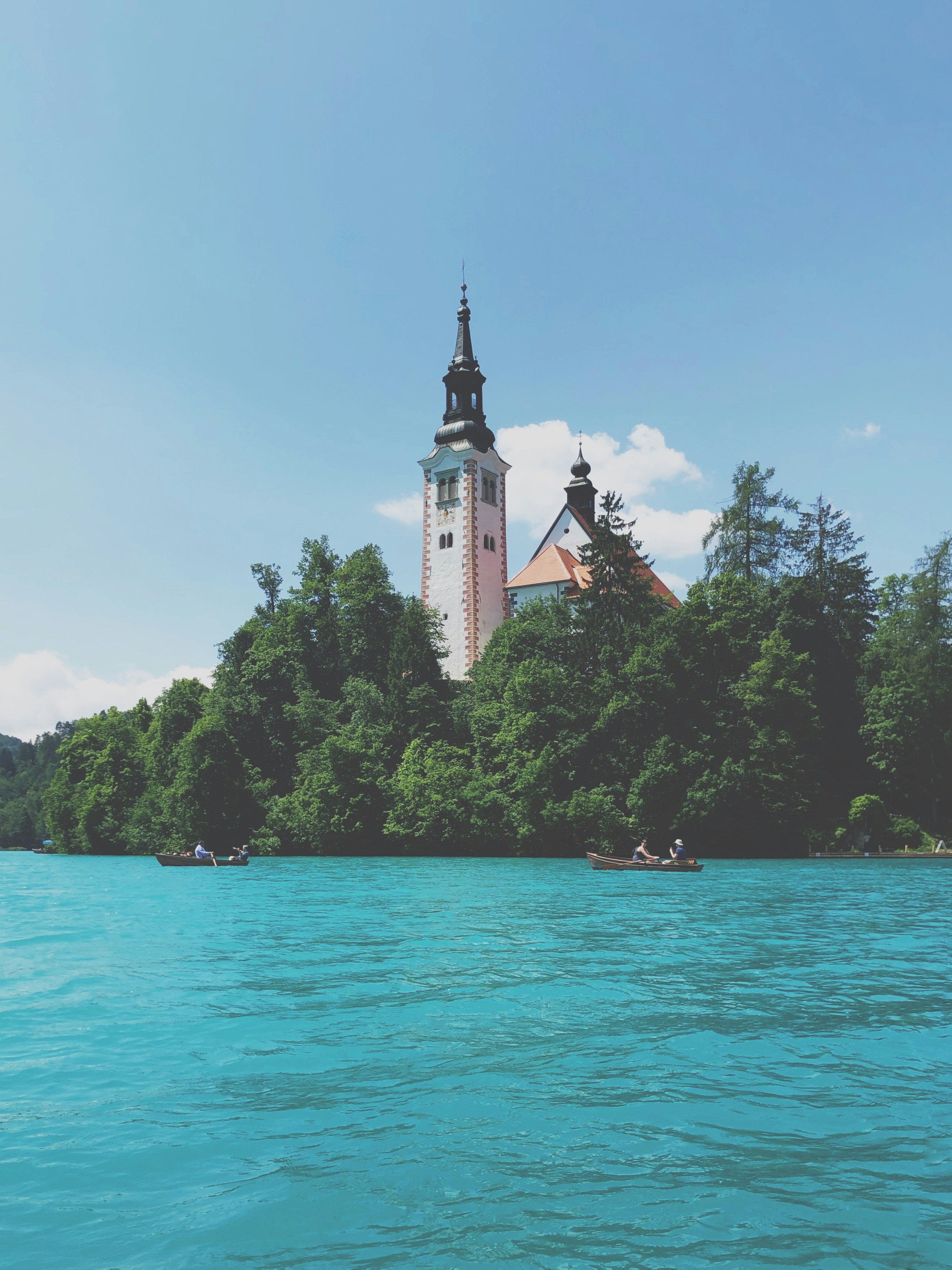 Castle on the Emerald Isle Rising from the Lake
