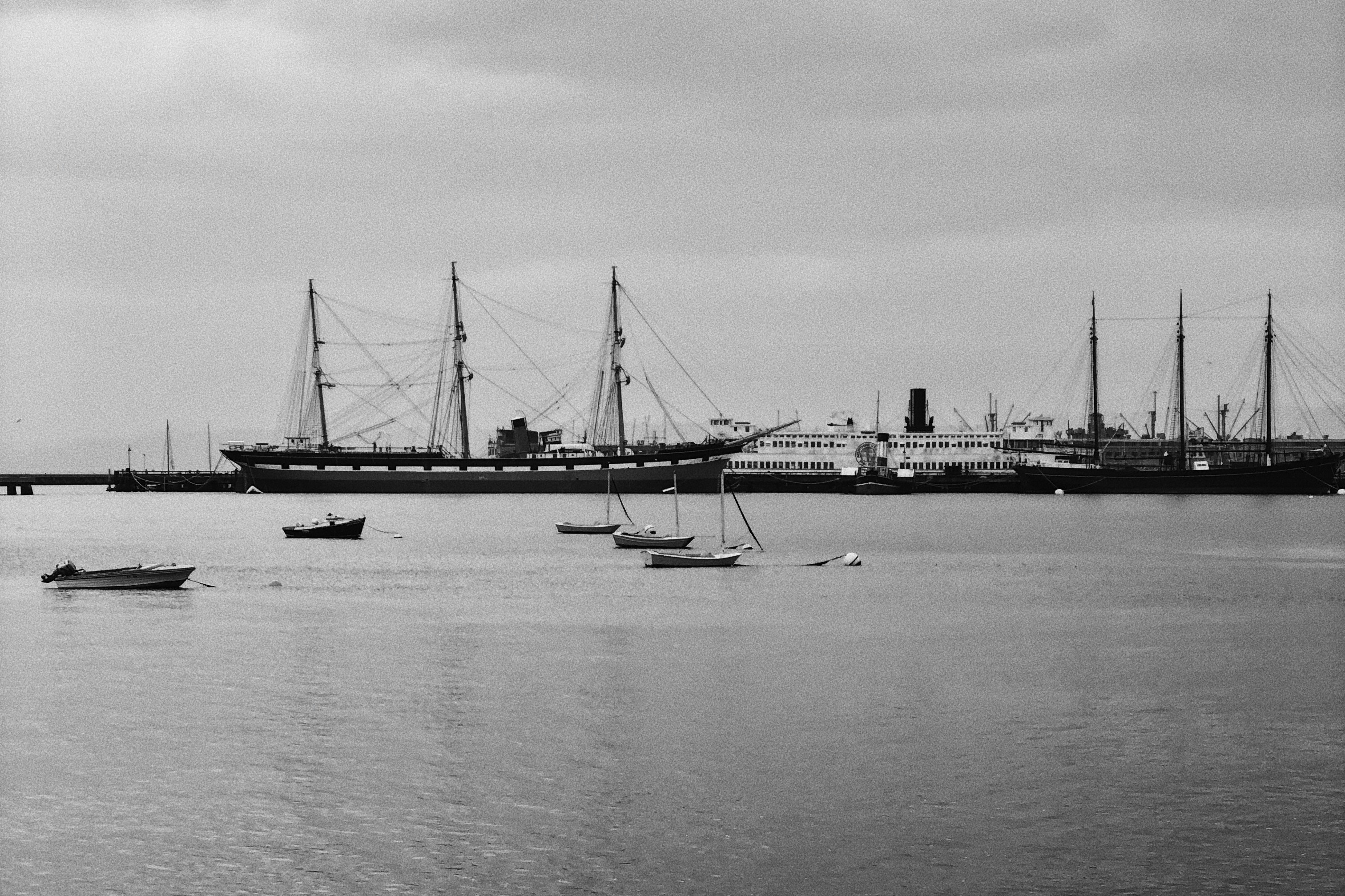 Grayscale photography of ships photo – Free Grey Image on Unsplash