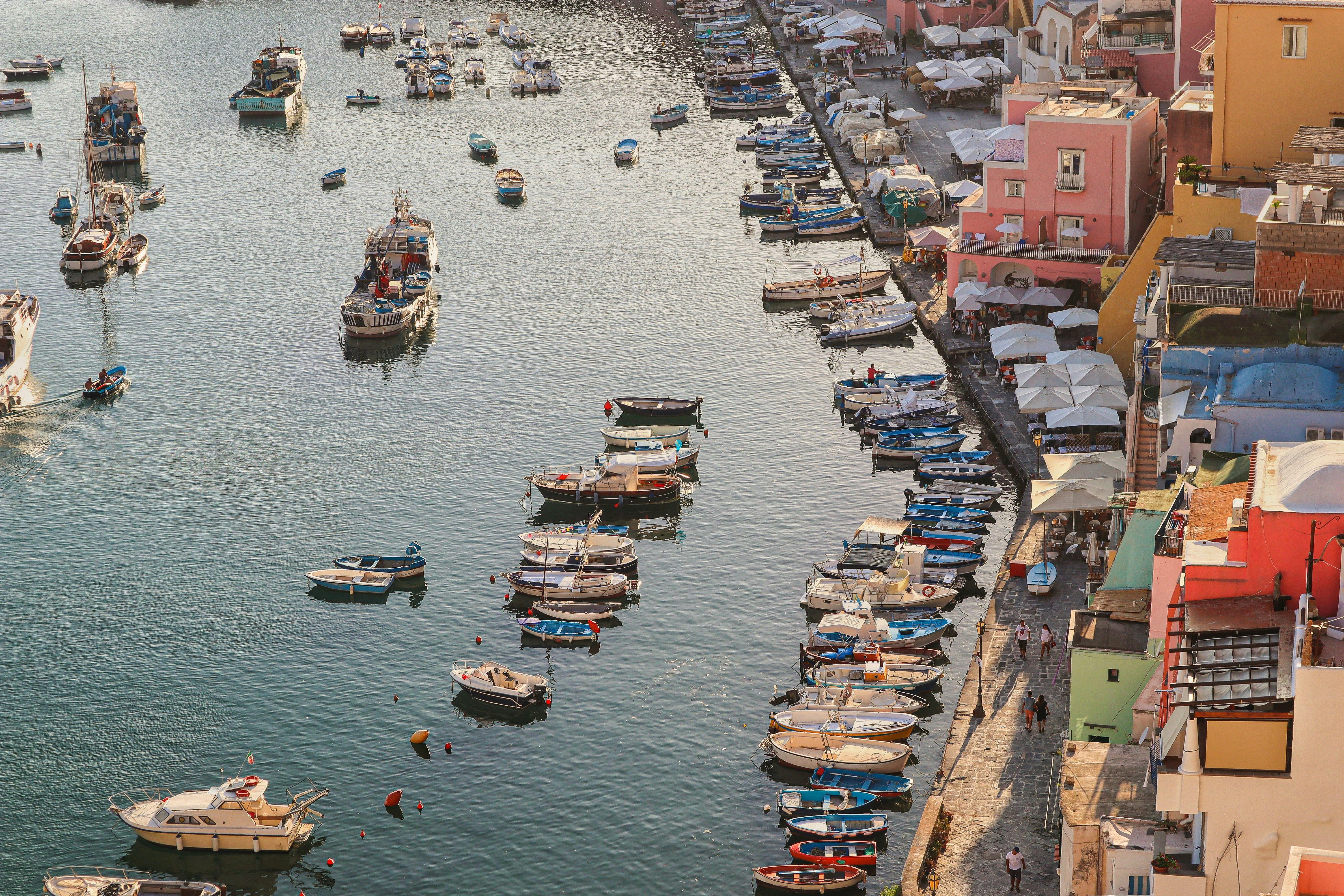 Aerial photography of boats on harbour during daytime photo – Free Grey ...