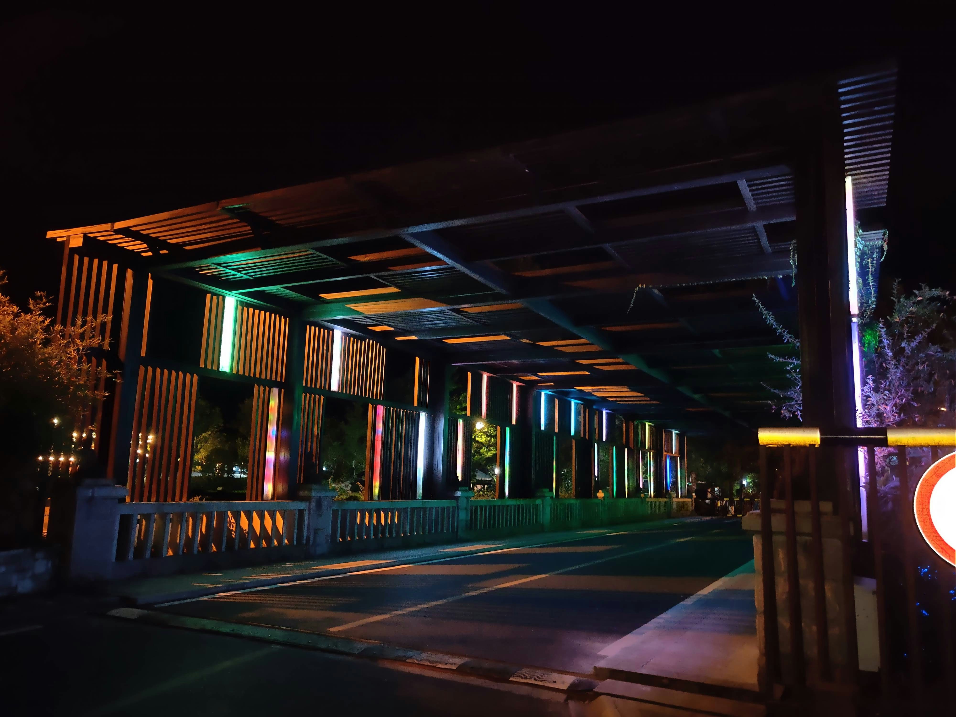 A stop sign is lit up at night photo – Free Lighting Image on Unsplash