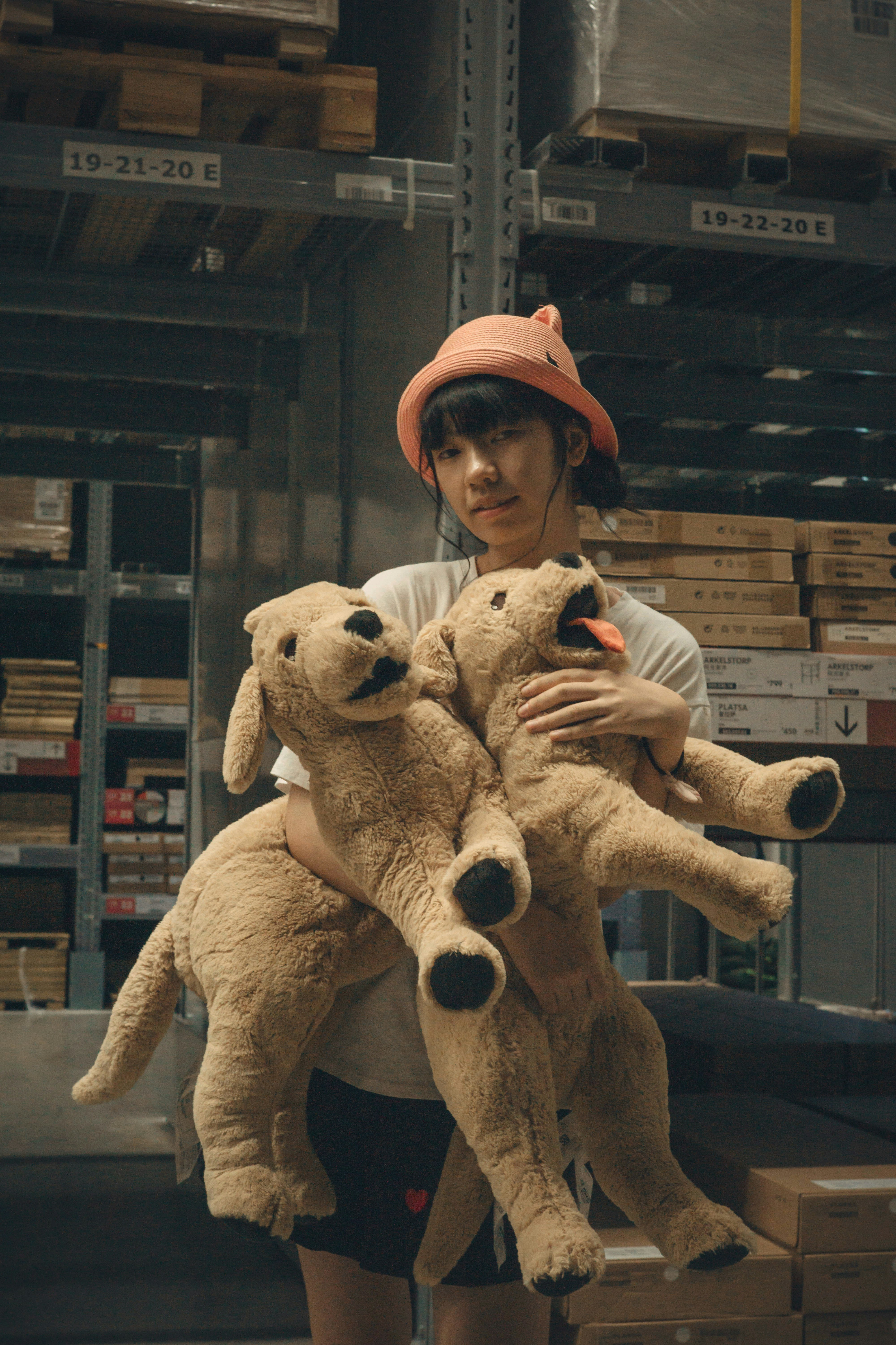 Warehouse Whimsy: Embracing Plush Companions