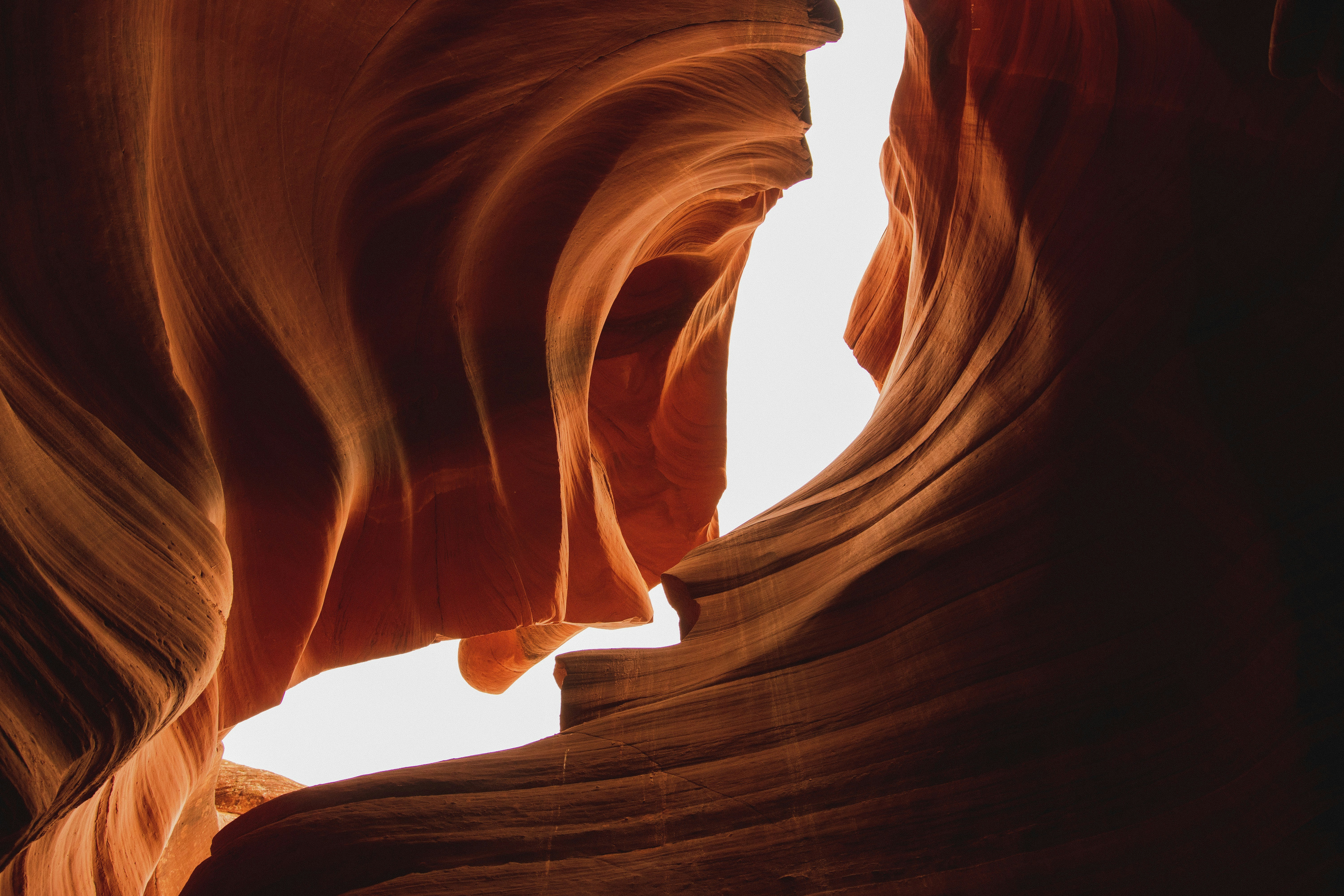 Orange and brown rock cavern interior photo – Free Brown Image on Unsplash