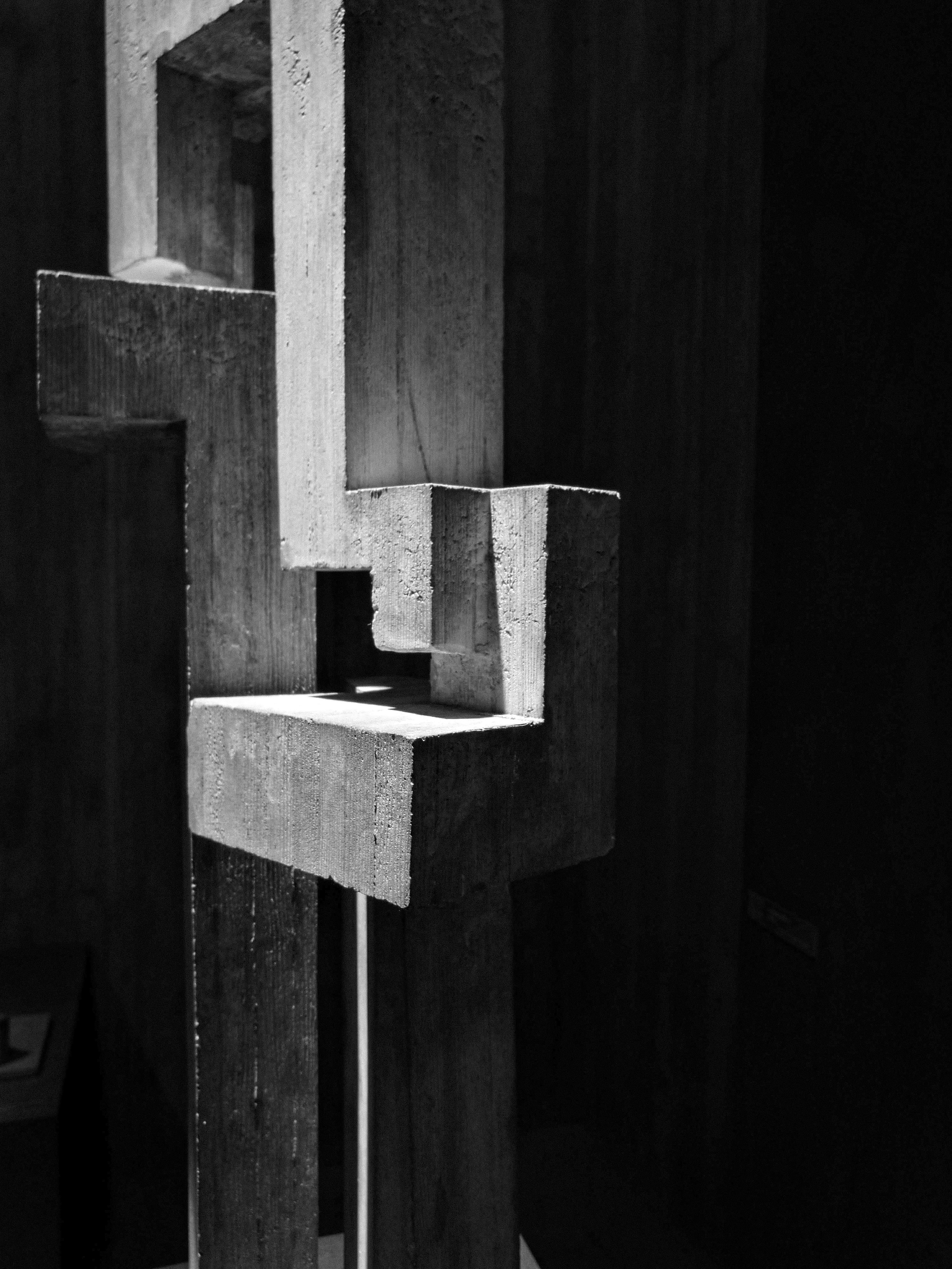 Grayscale photography of concrete blocks photo – Free Background Image ...