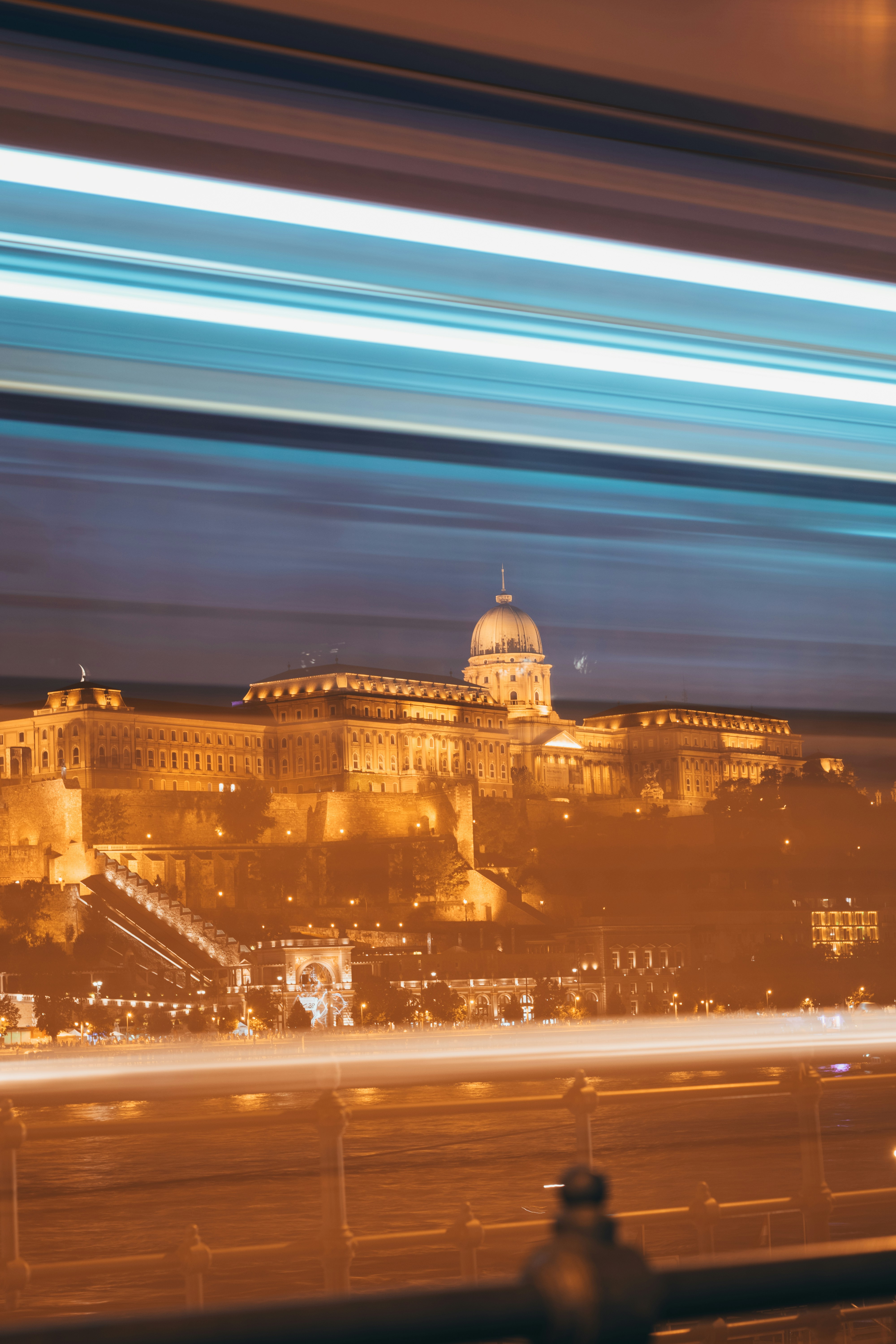 Illuminated Majesty: A Nighttime Embrace of History