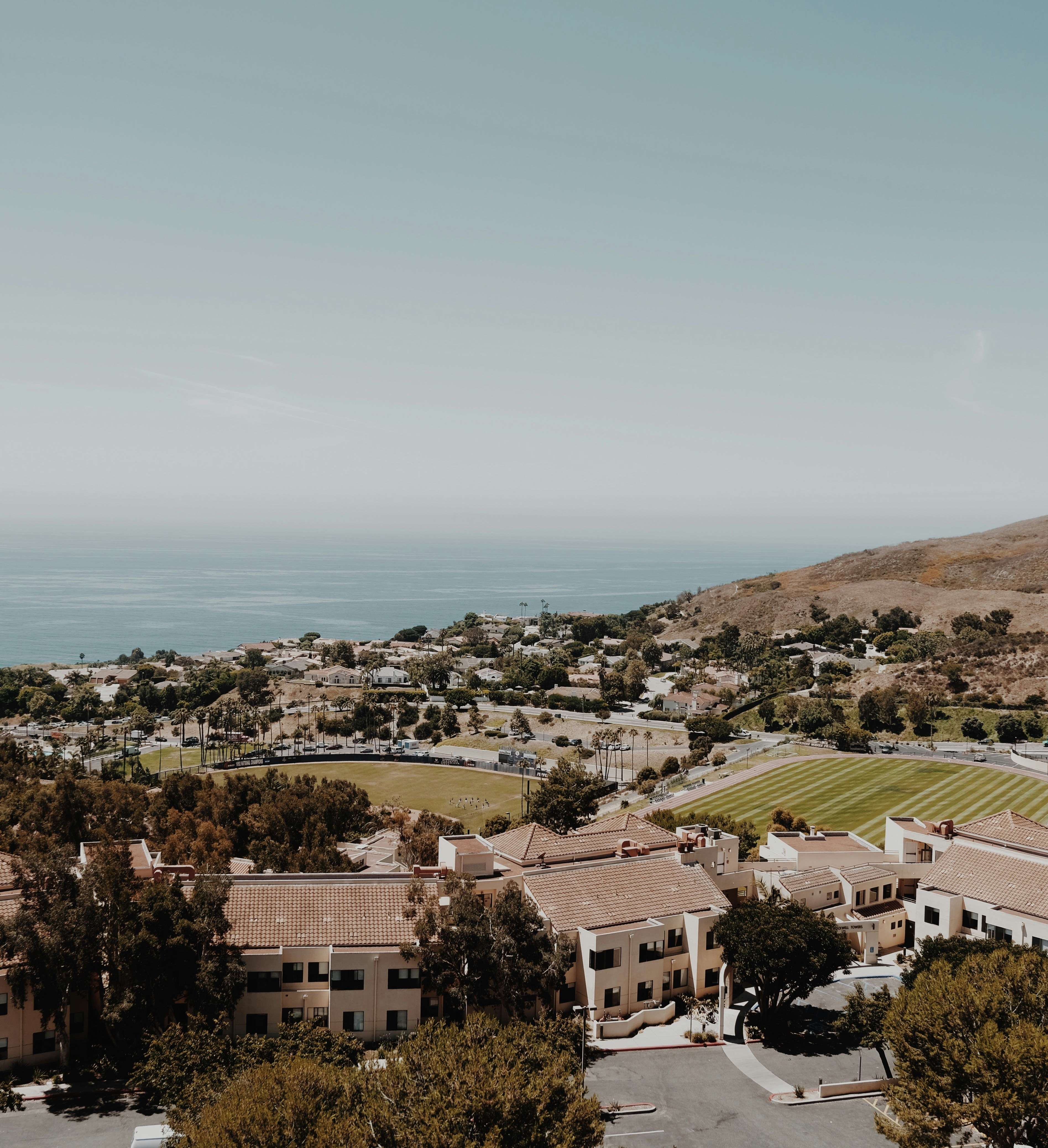 Pepperdine University as seen from the School of Law