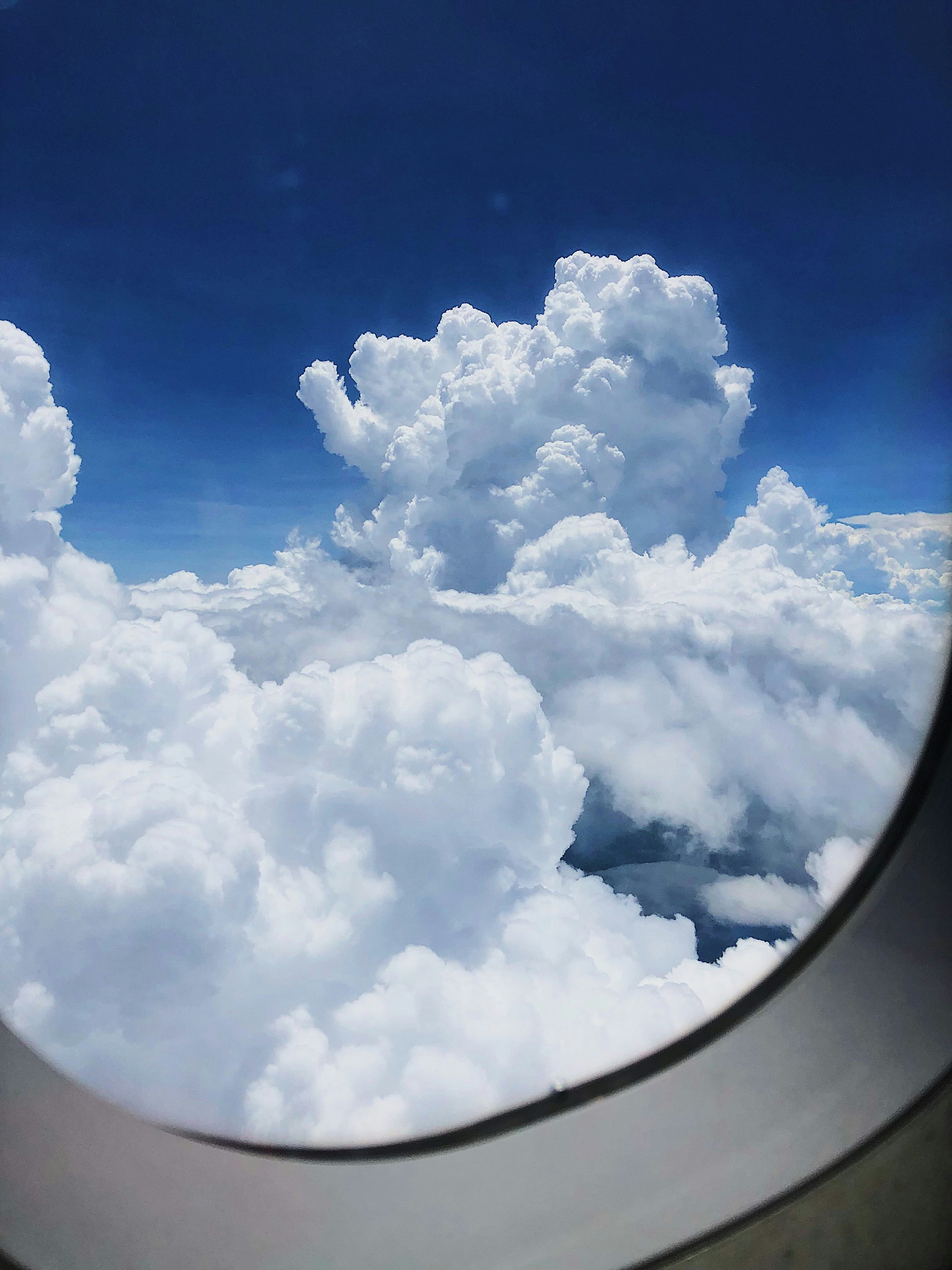 Window Seat Over a Sea of Cumulus