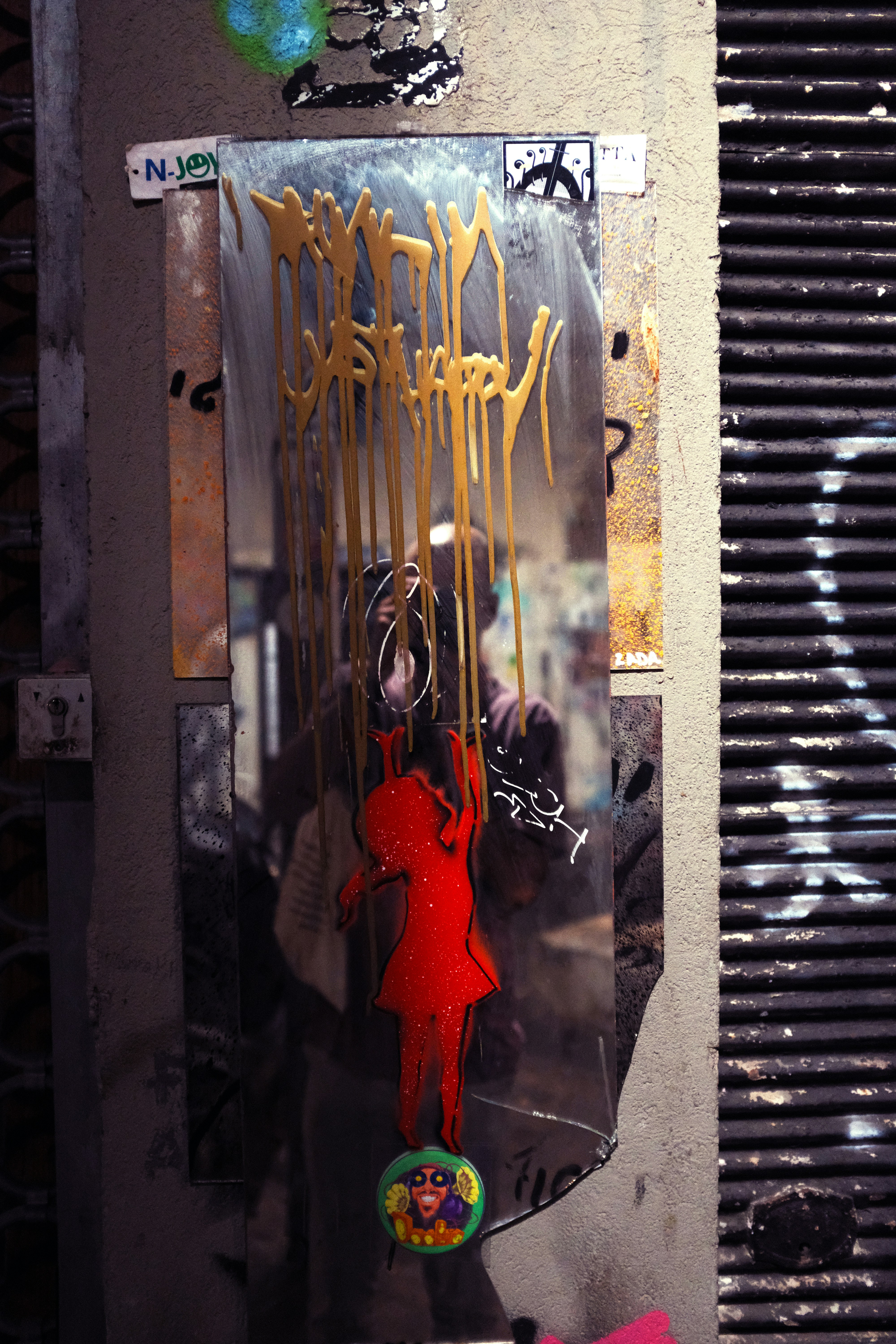 Urban Reflections: A Dance of Colors and Shadows