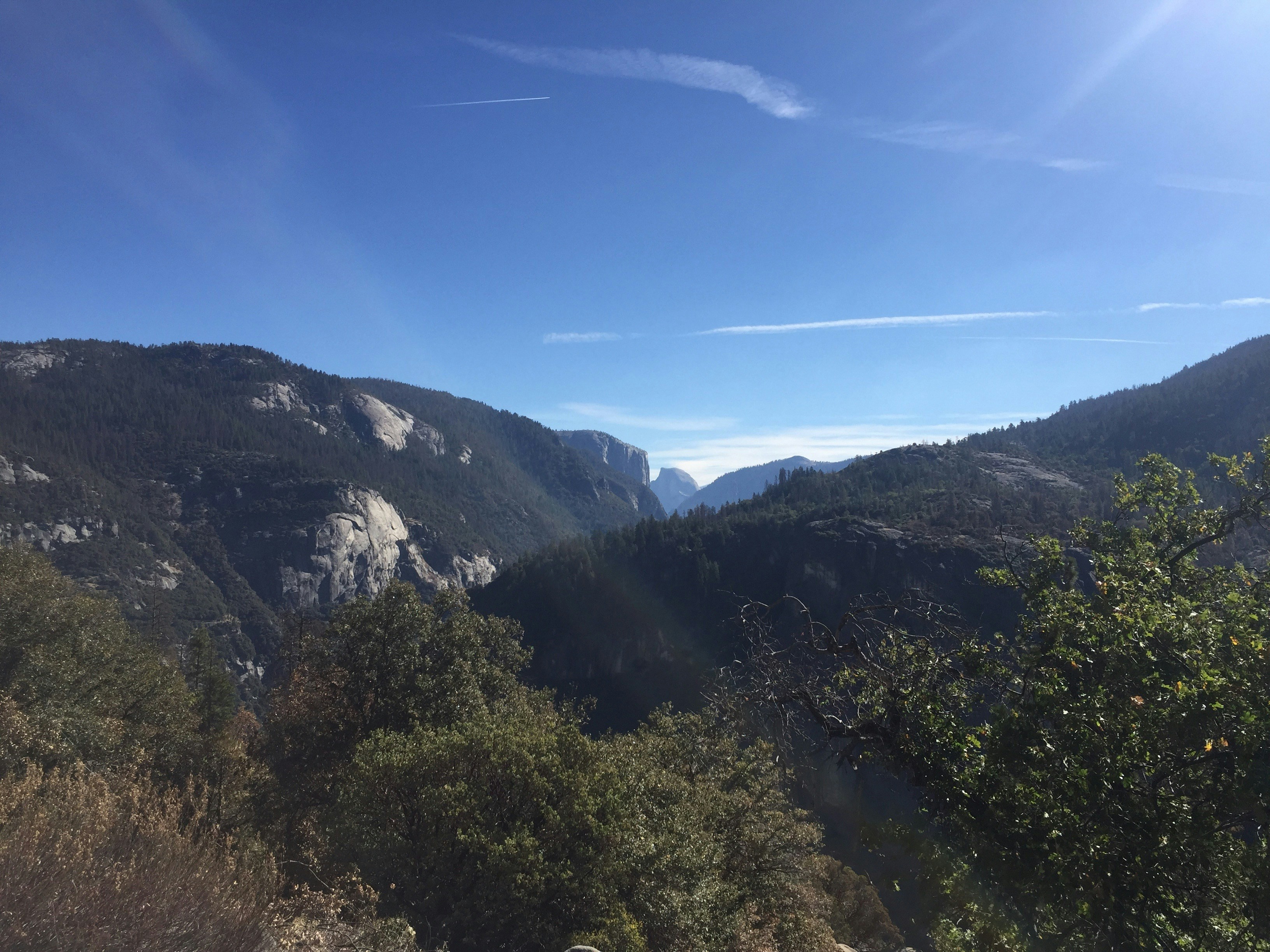 Yosemite with Half Dome in the distance