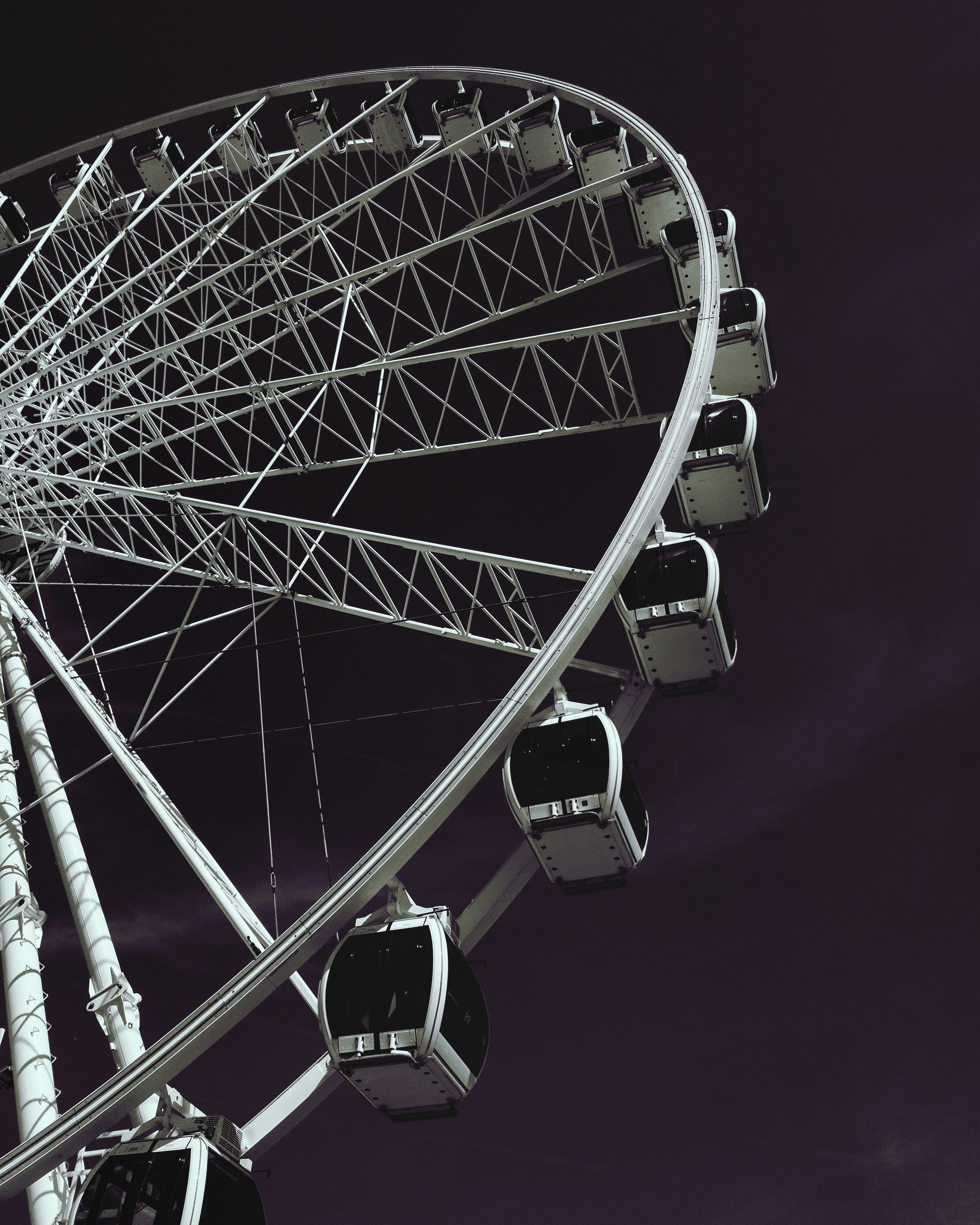 Ferriswheel on the famous ‘Pier’ in Scheveningen (The Hague, Netherlands)