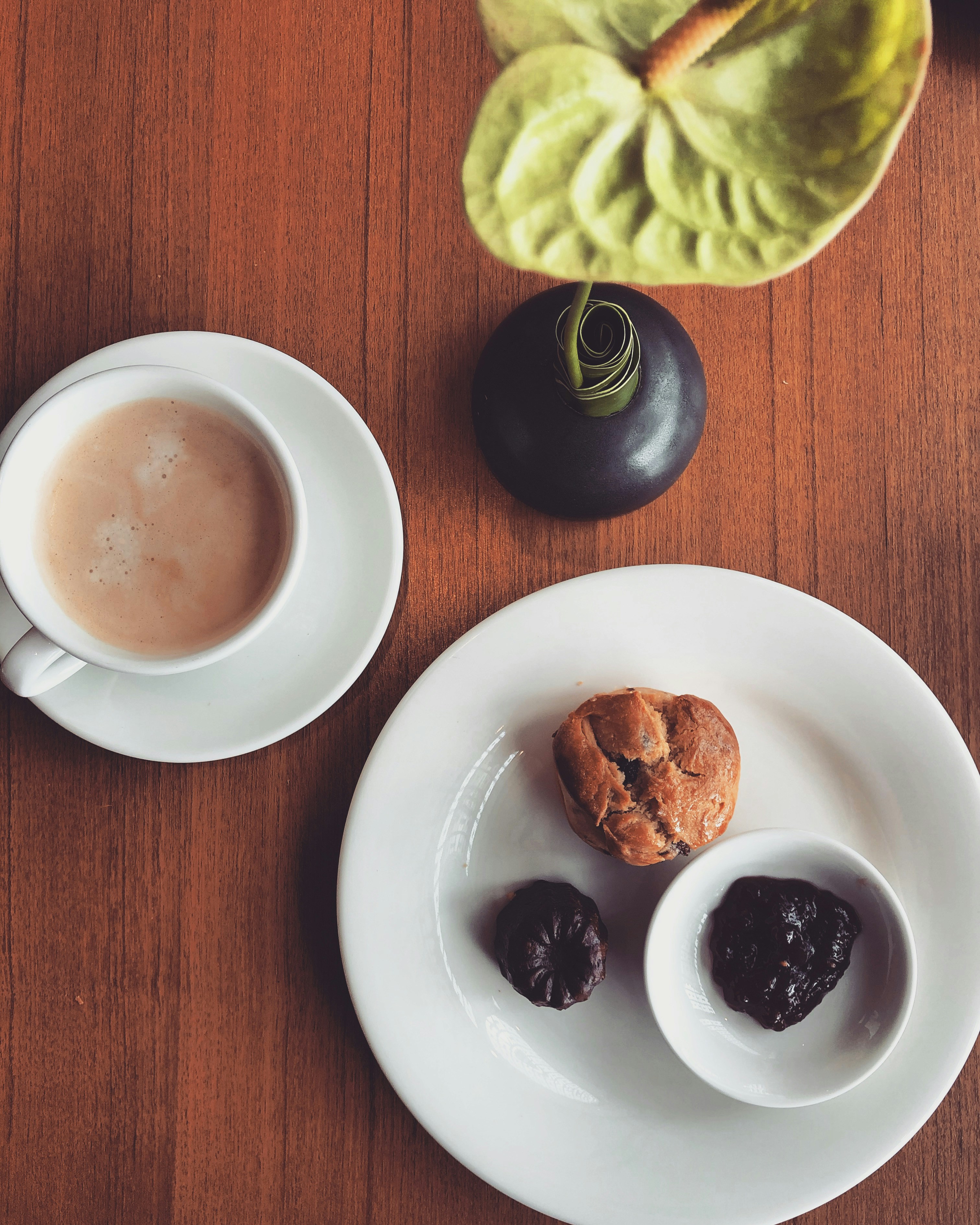 Morning Serenity: A Coffee and Pastry Moment