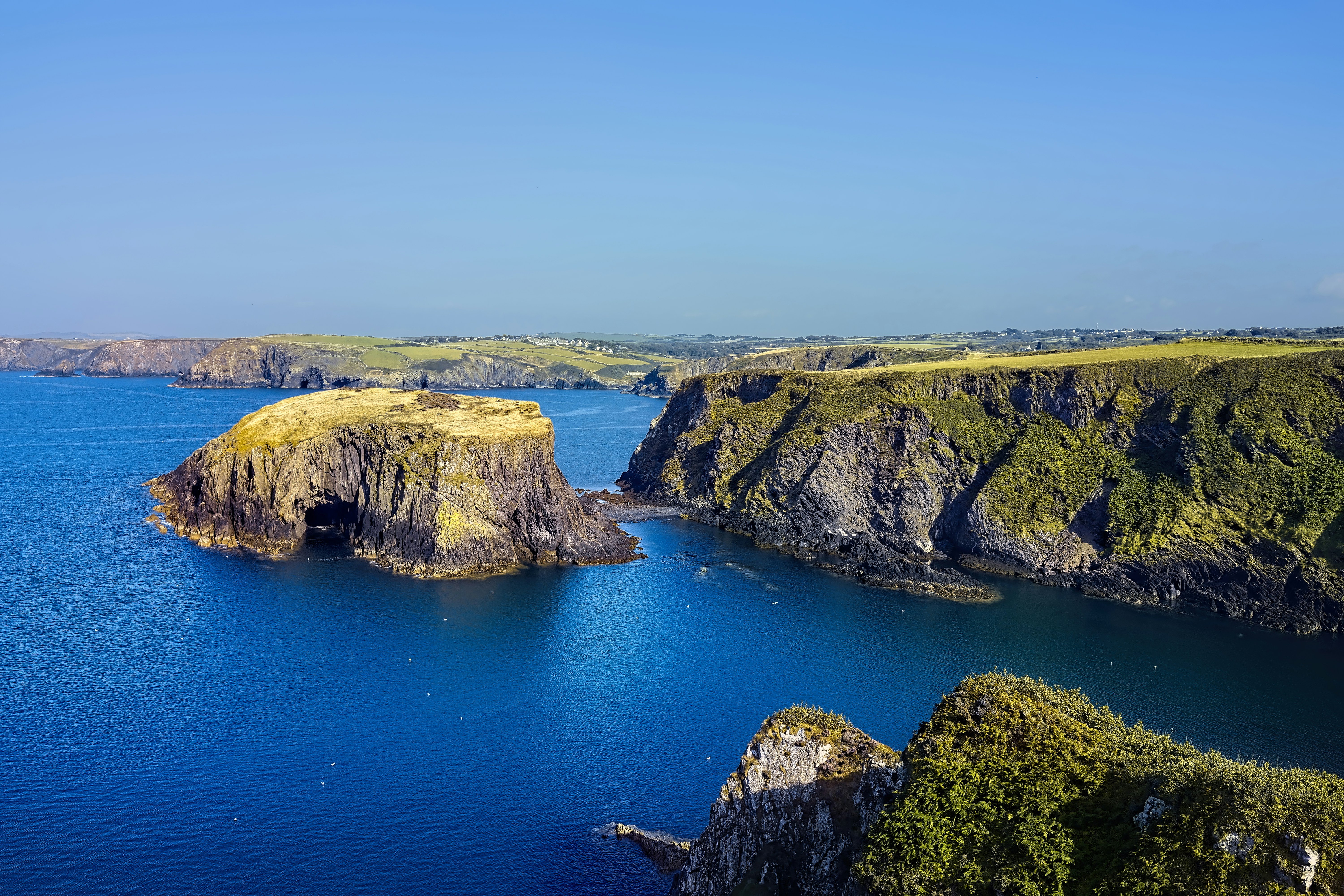 Coastal Cliff Islands: A Blue Atlantic Outlook
