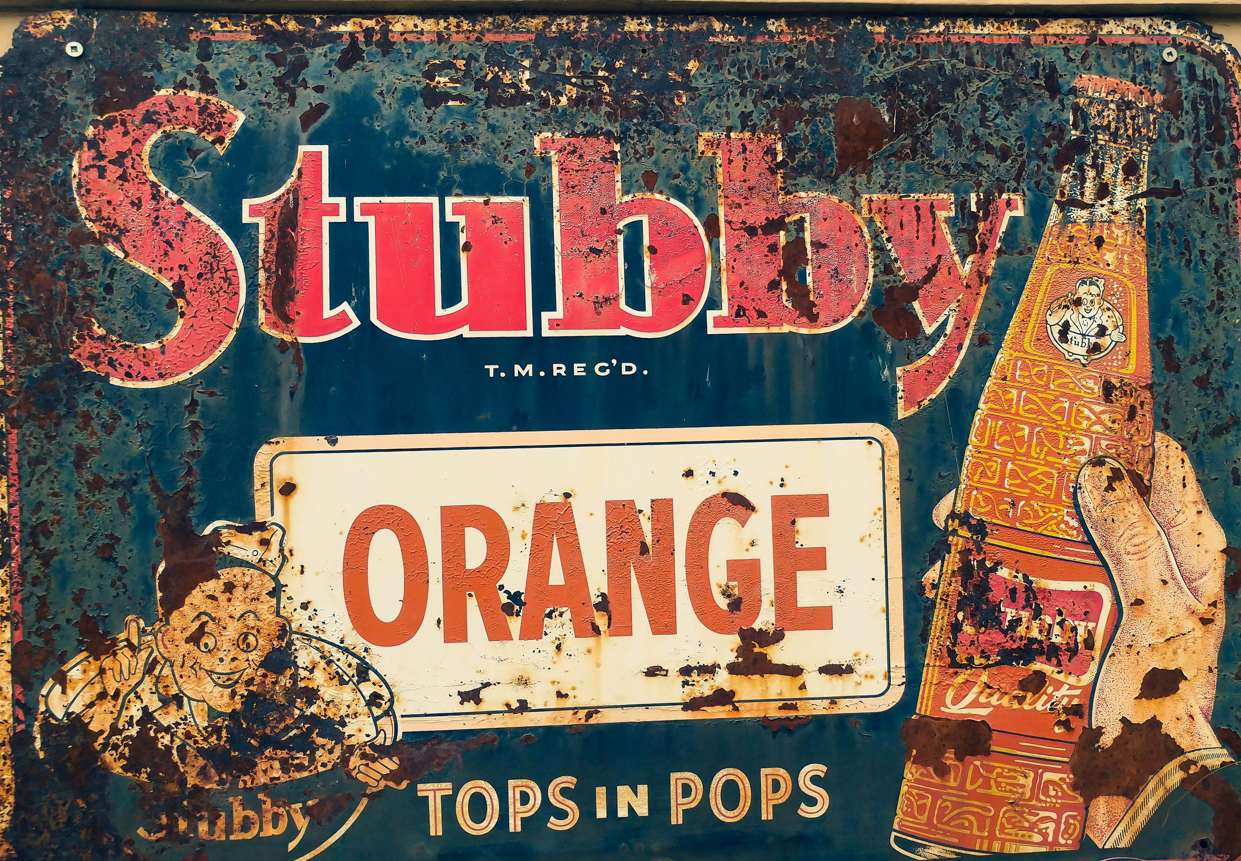 Stubby Orange signboard