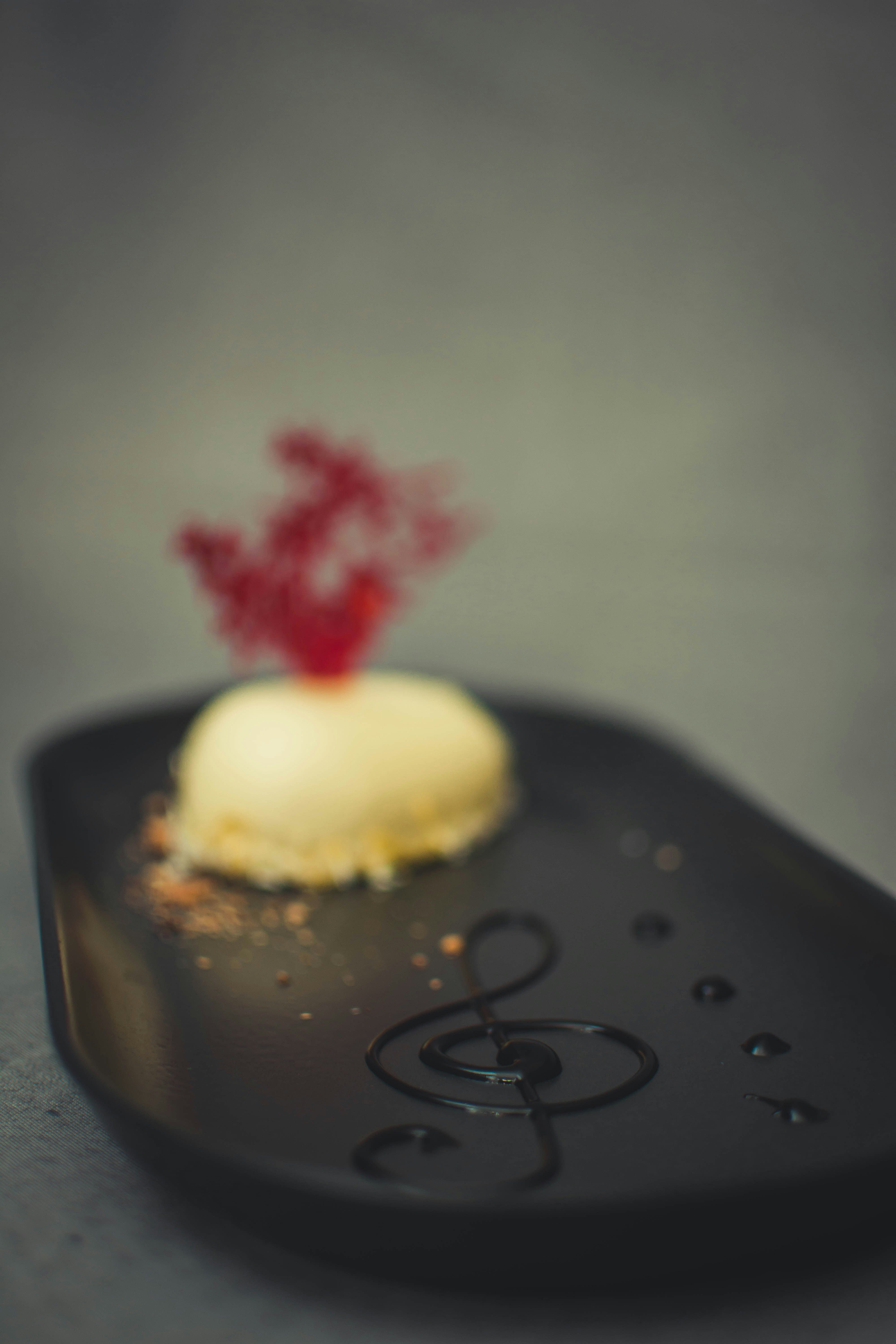 Melodic Dessert: A Single Scoop on a Piano-Glossed Plate