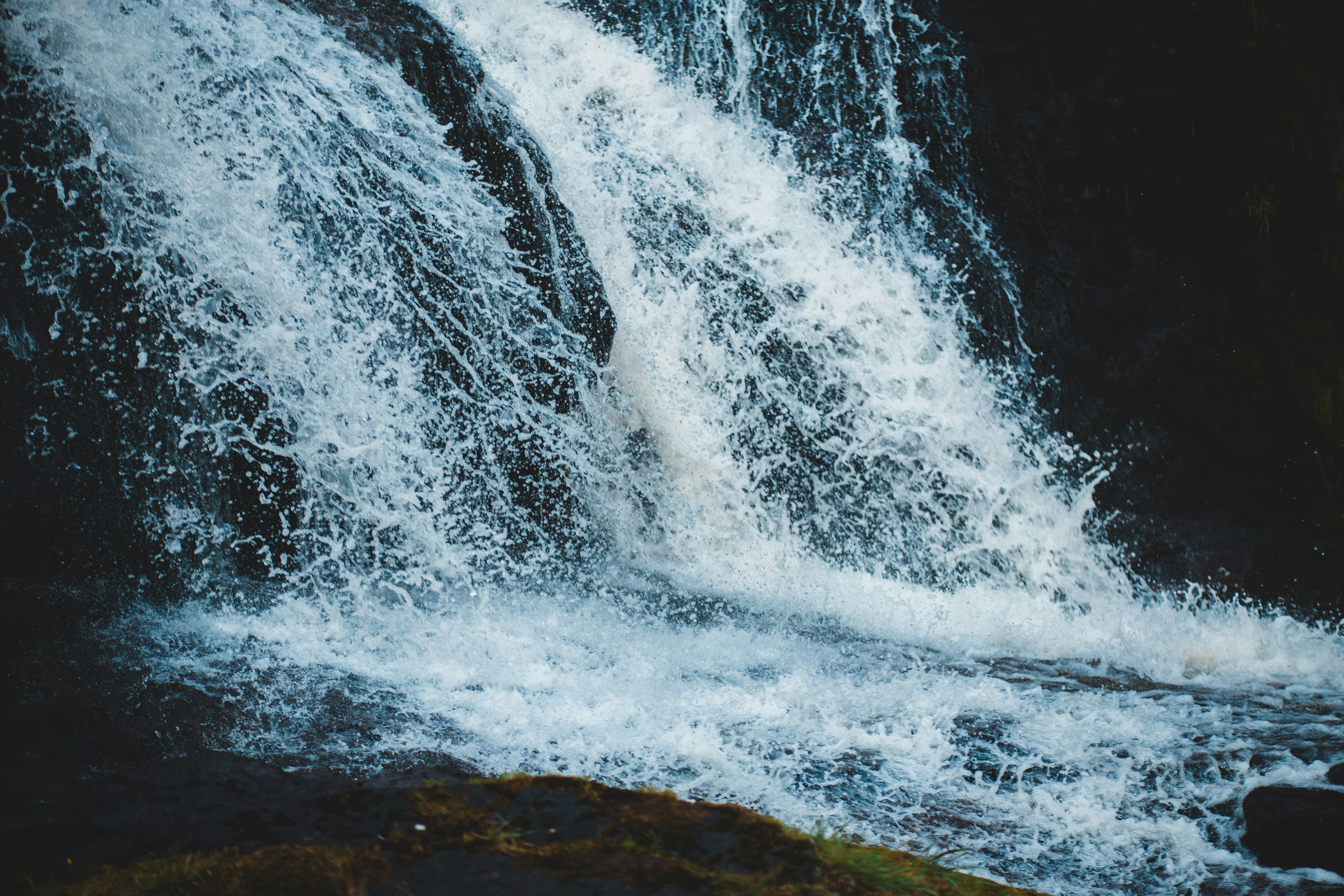Time-lapse photography of flowing waterfall photo – Free Sea Image on ...