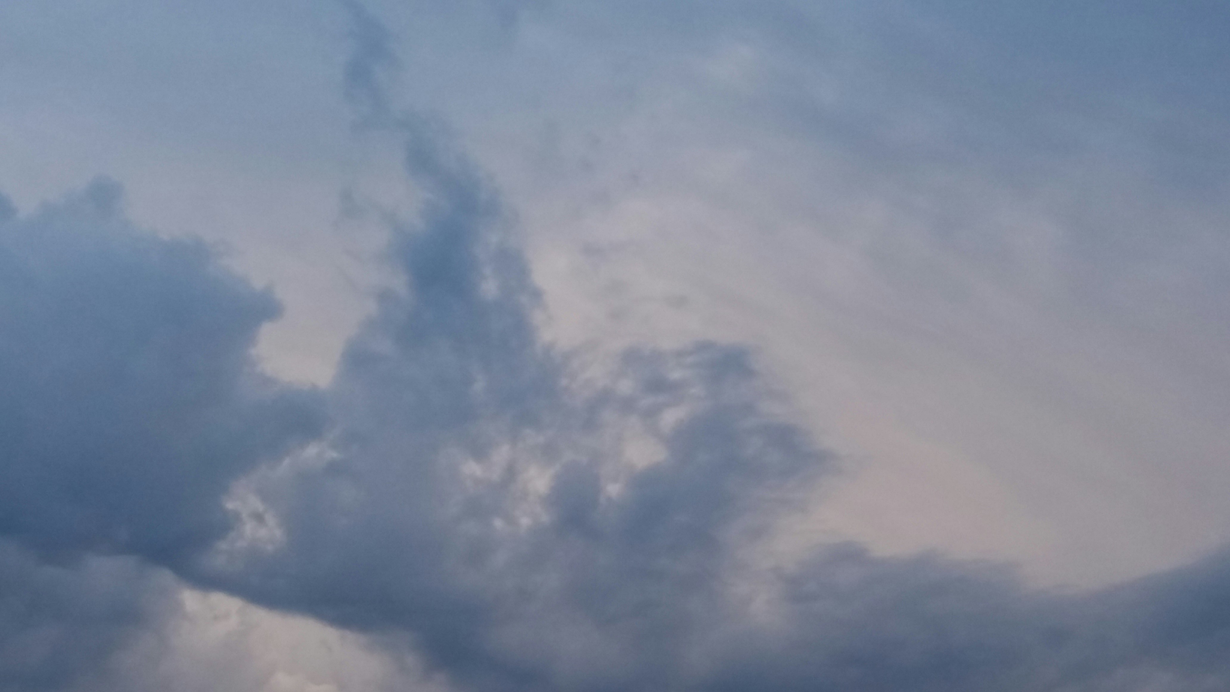 Photo of clouds in the blue sky 