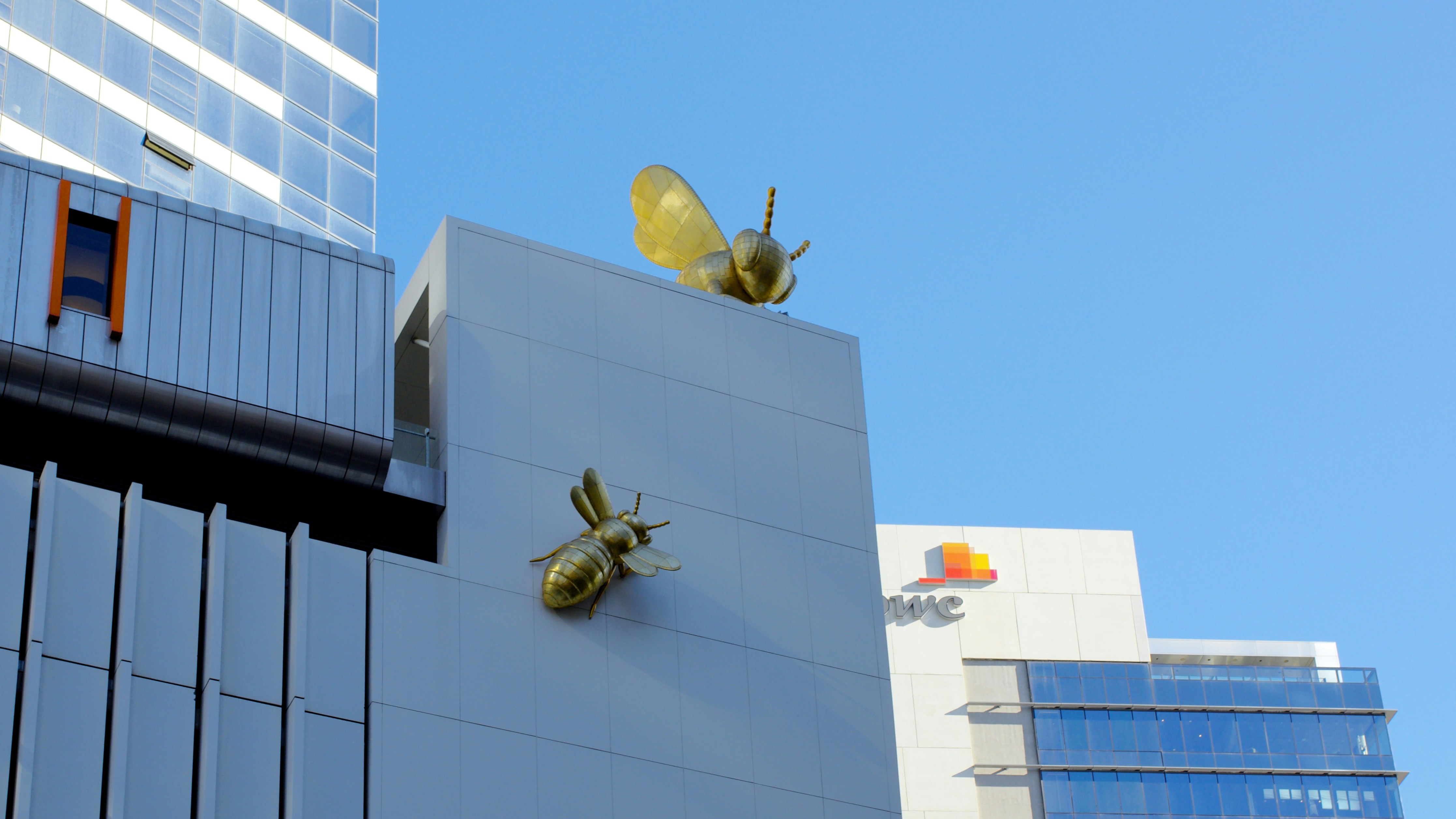 Giant Insects on the Modern Facade