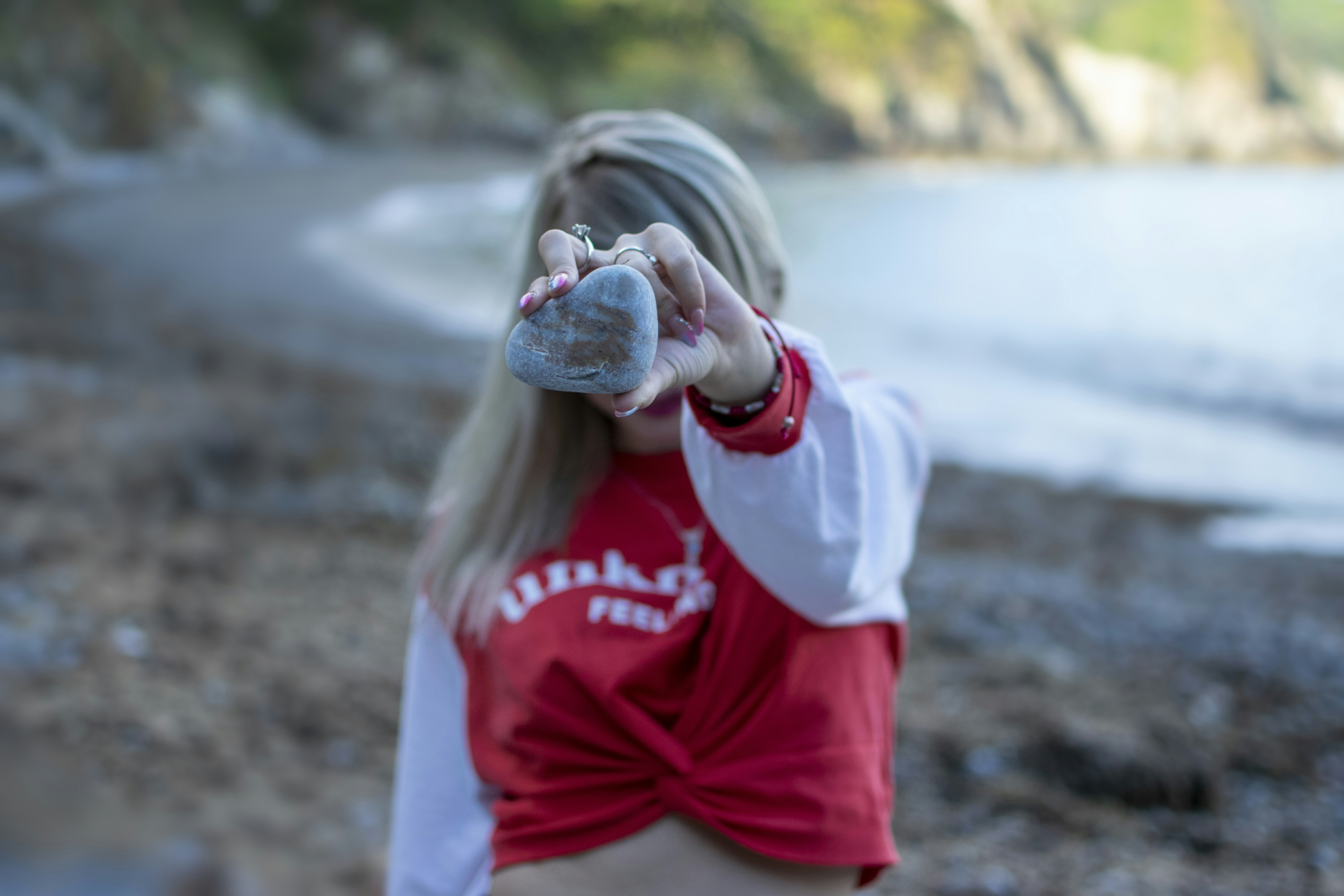 Shells and Spotlight: A Close-Up at the Beach
