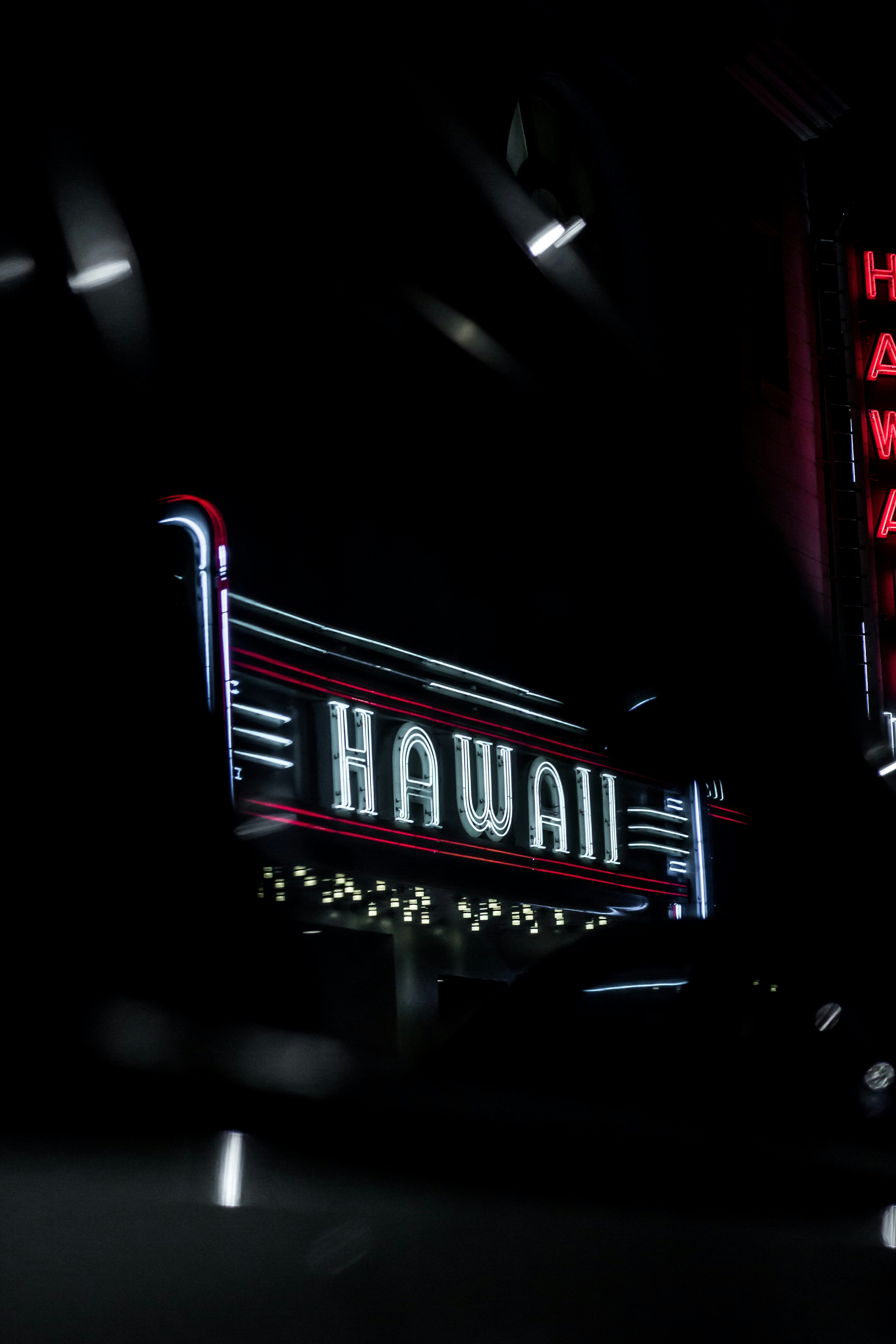 White Hawaii neon label photo – Free Grey Image on Unsplash