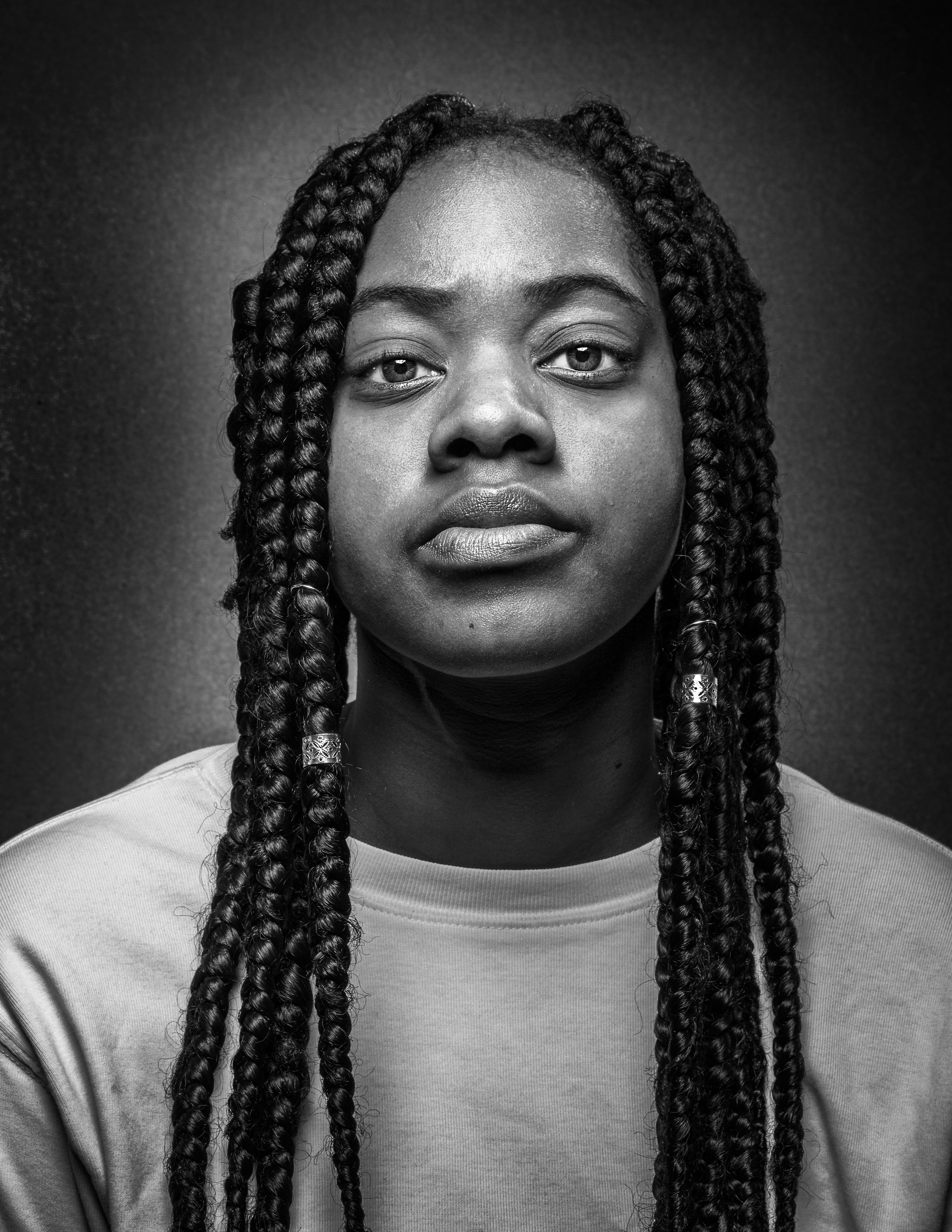 Grayscasle photography unknown person in crew-neck top photo – Free ...