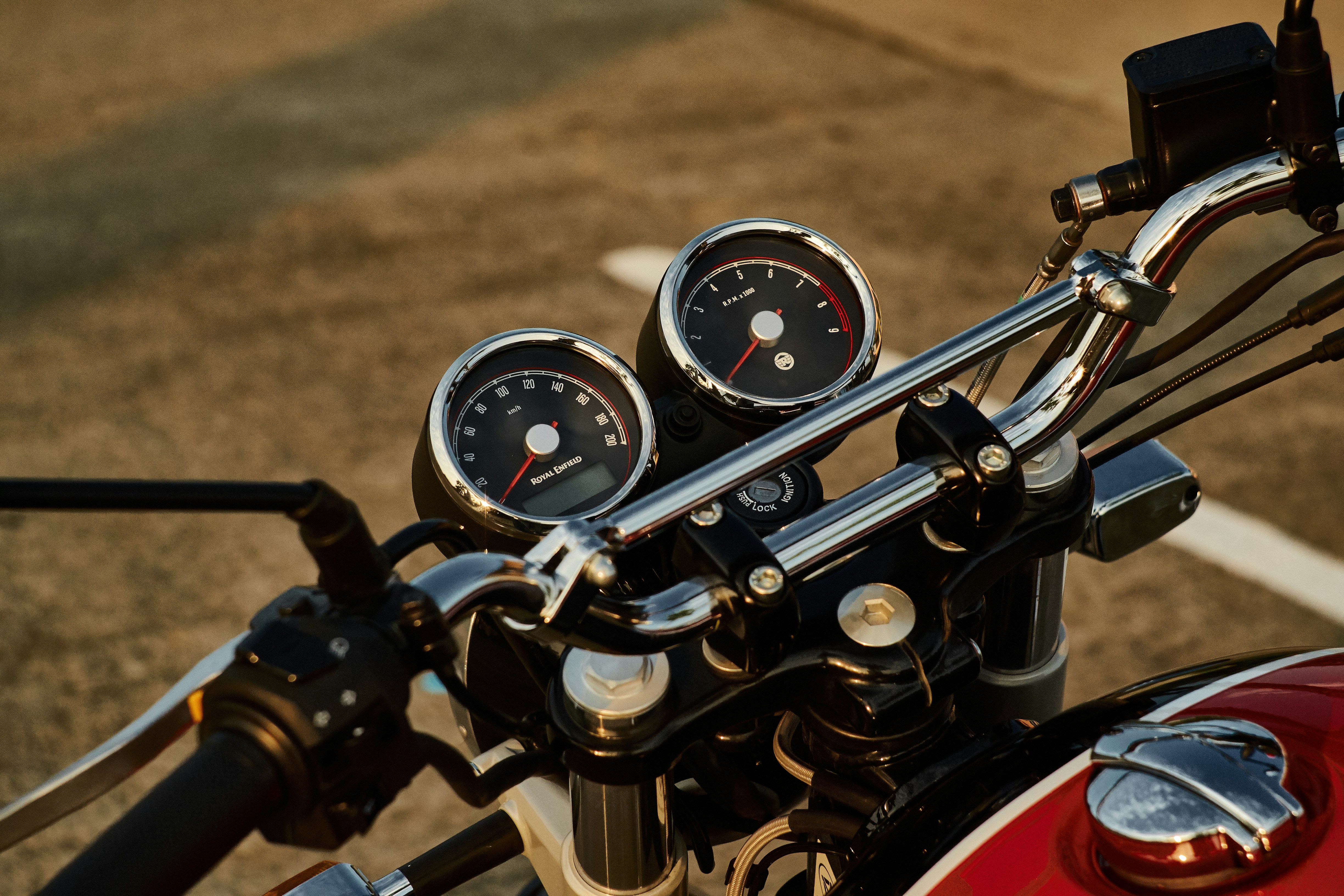 Shallow focus photography of red and gray motorcycle photo – Free ...