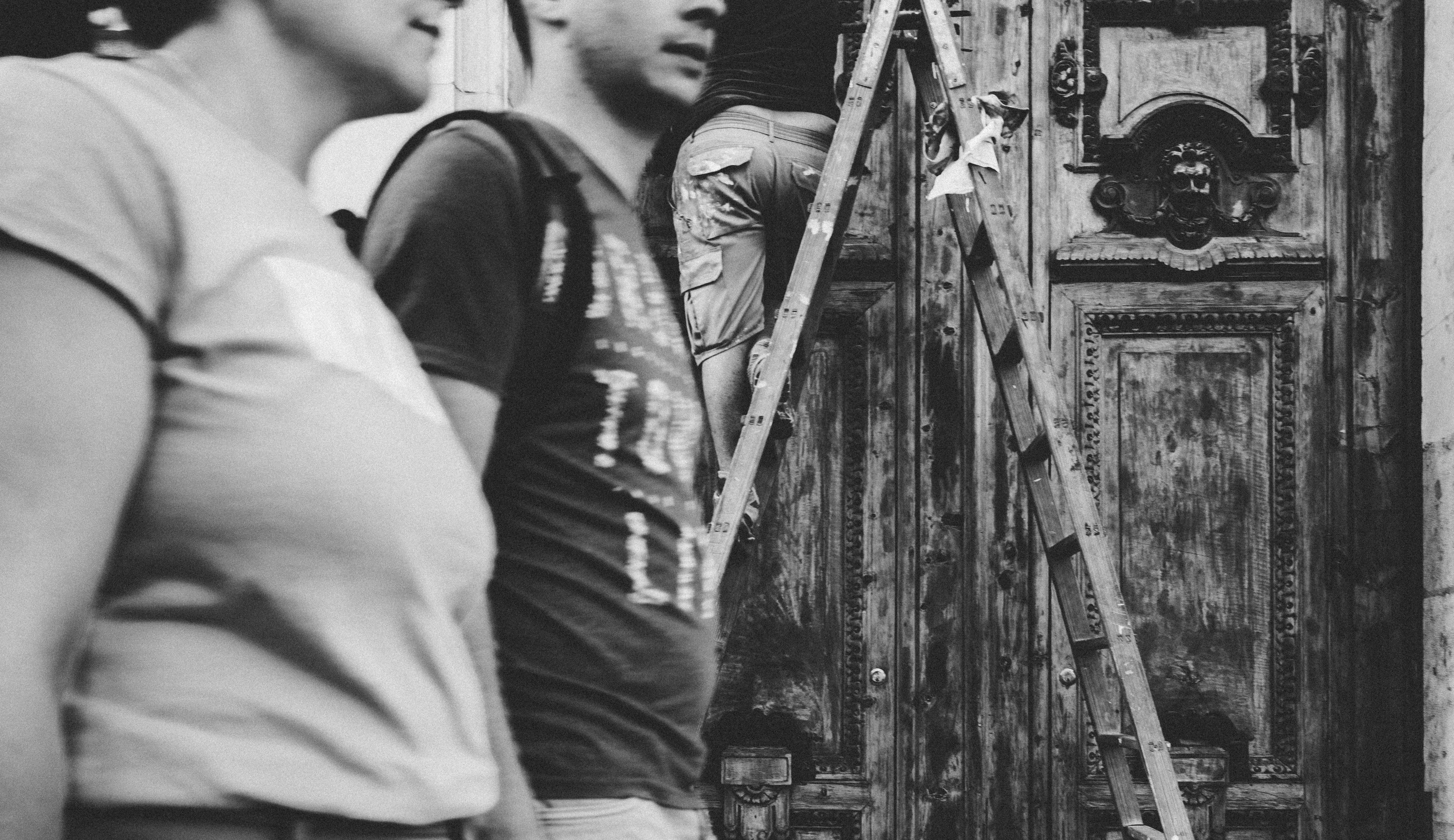 People walking beside stairs photo – Free Grey Image on Unsplash