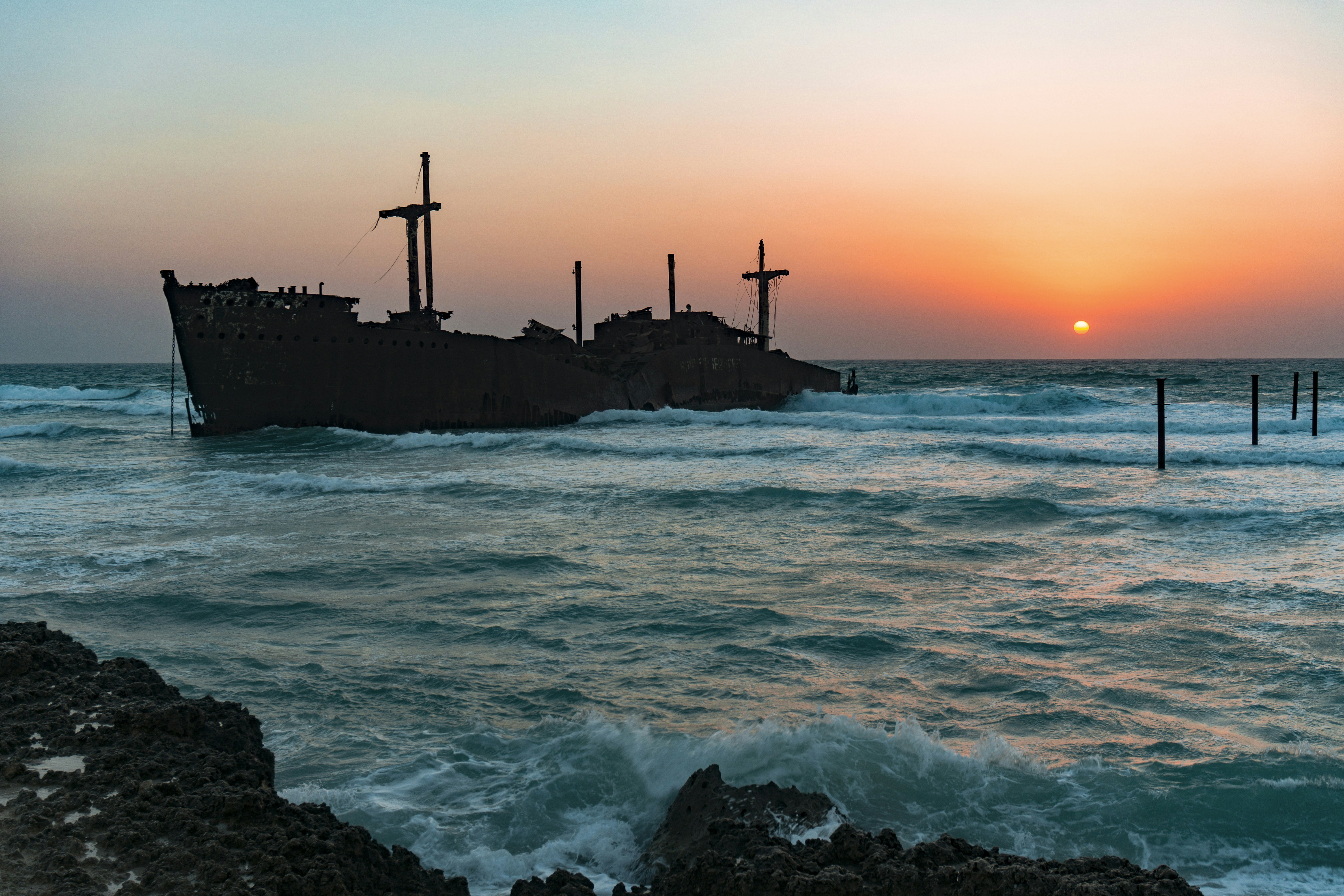 Twilight Wreck: A Forgotten Galleon Stares Back at the Sunset
