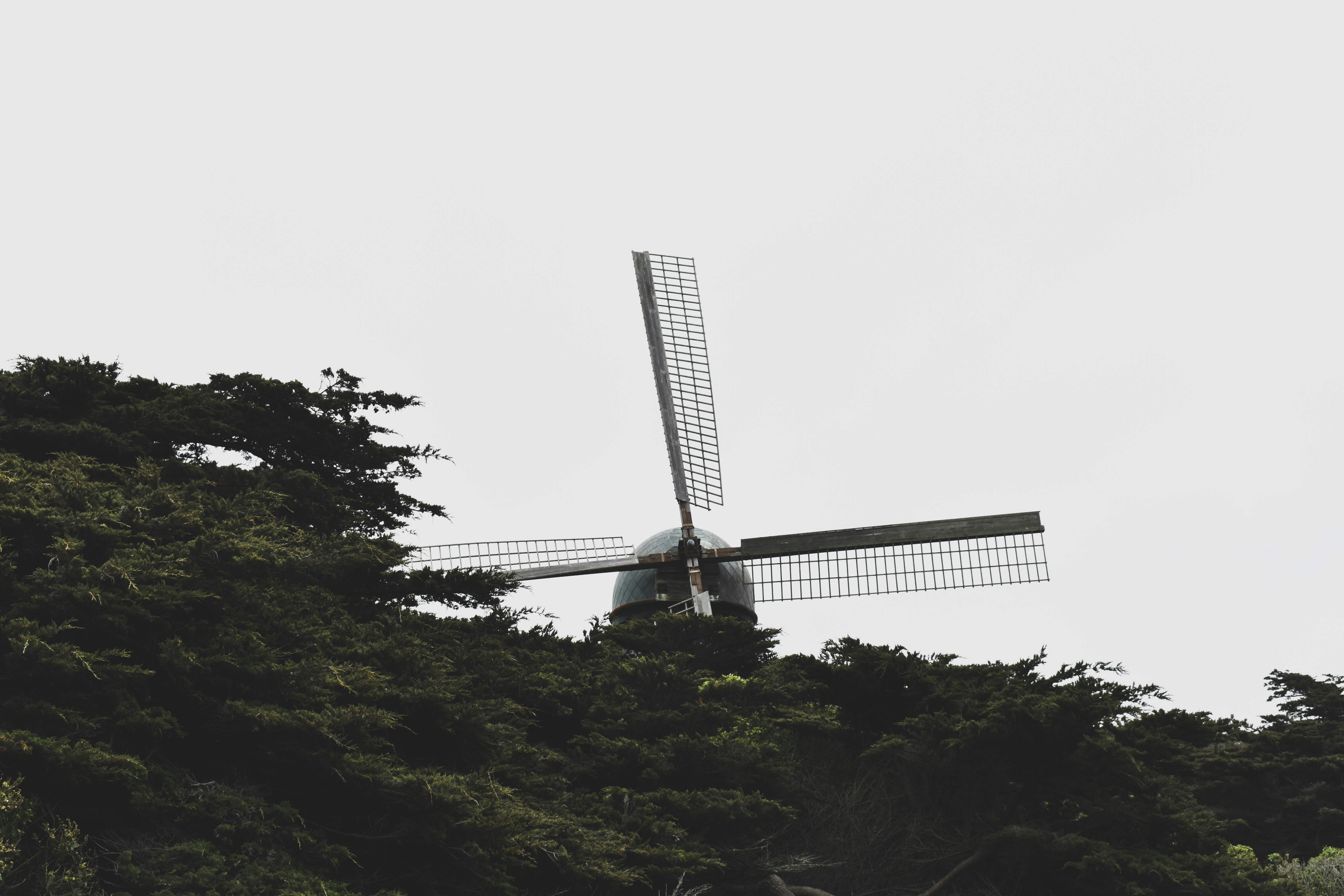 Black wind mill photo – Free Simple Image on Unsplash