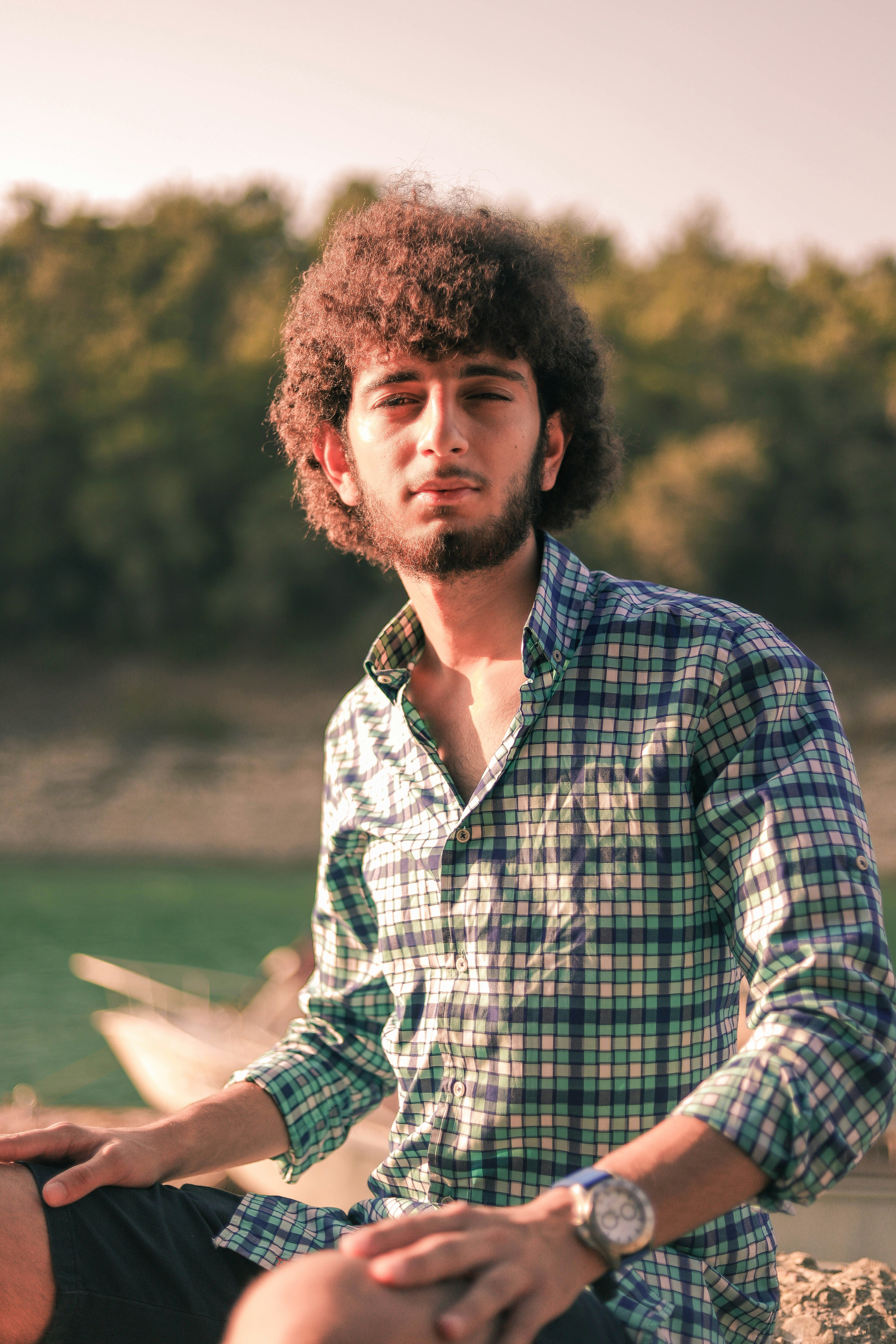 Man in plaid sport shirt photo – Free Person Image on Unsplash